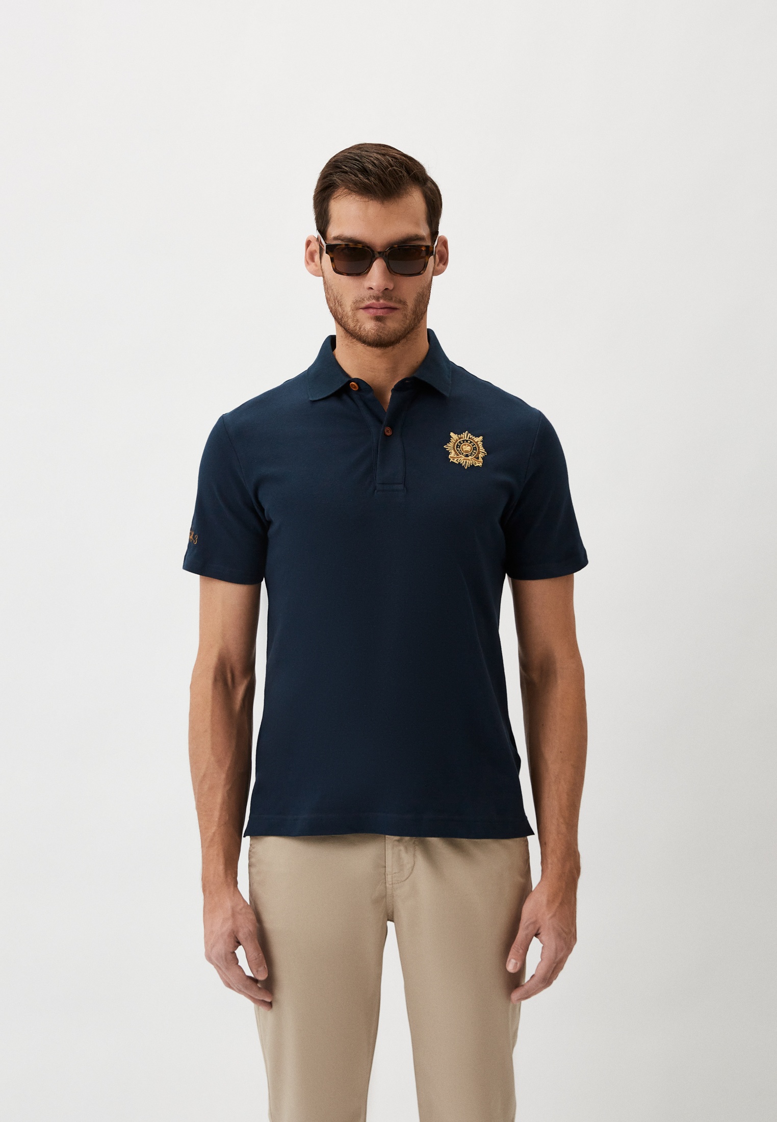 Поло La Martina, цвет: синий, RTLADI812701 — купить в интернет-магазине ...