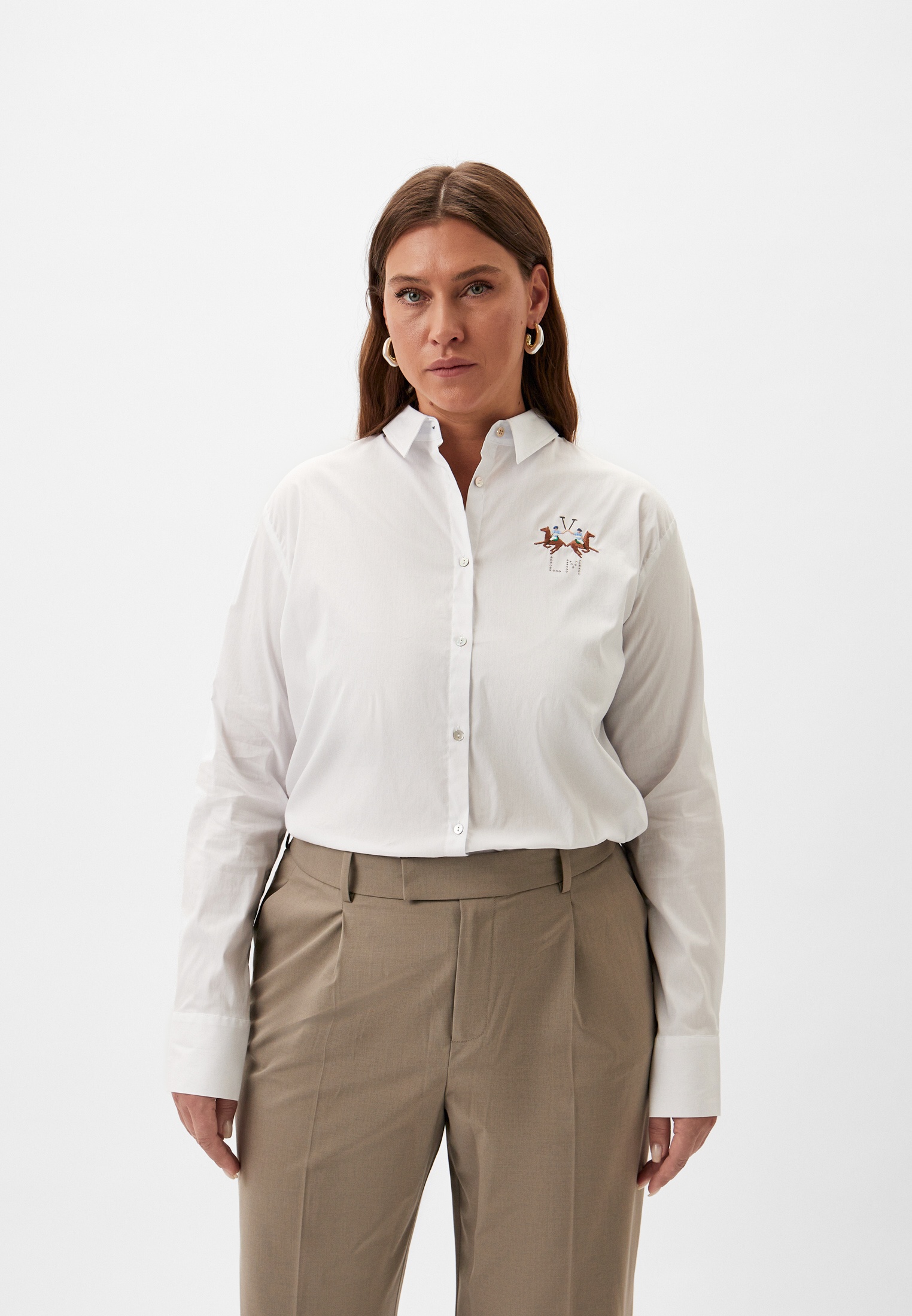 Рубашка La Martina, цвет: белый, RTLADI846101 — купить в интернет ...