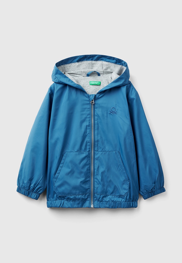 Ветровка United Colors of Benetton, цвет: голубой, RTLADI932001 ...