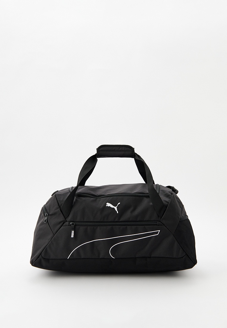 Сумка спортивная PUMA Fundamentals Sports Bag M, цвет: черный ...