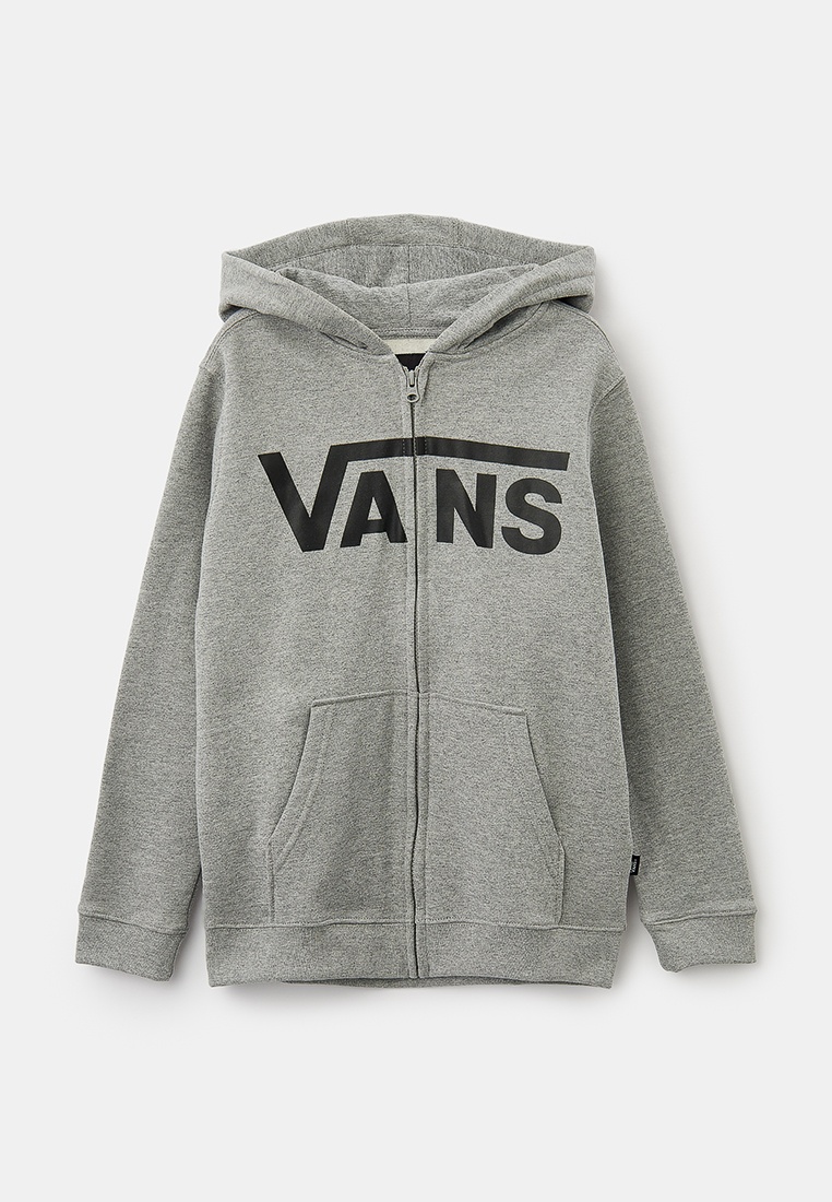 Толстовка Vans VANS CLASSIC FZ, цвет: серый, RTLADJ025501 — купить в ...