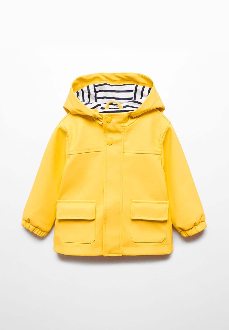 Плащ Mango Kids GUS, цвет: желтый, RTLADJ140702 — купить в интернет-магазине Lamoda