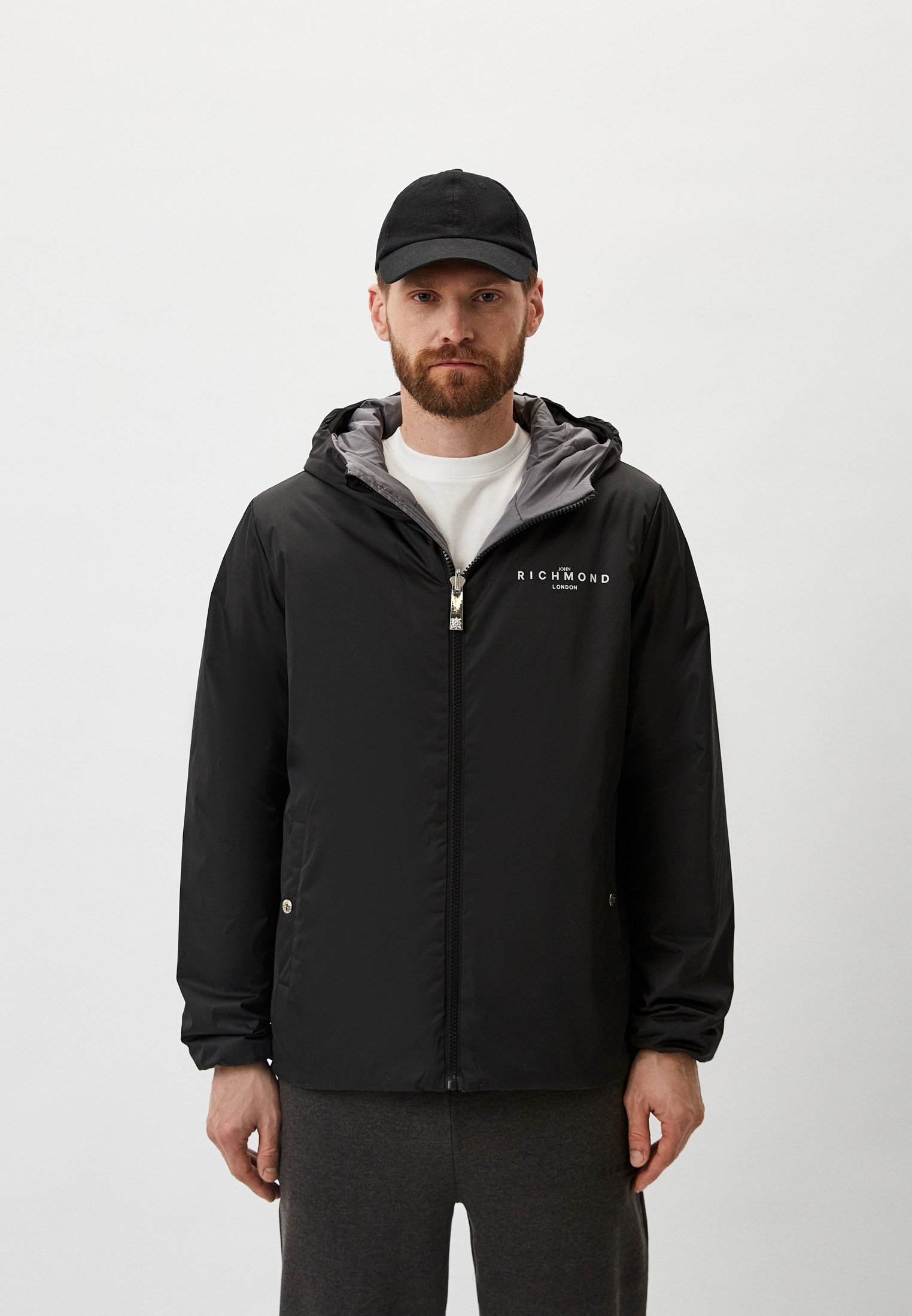 Куртка утепленная John Richmond reversible, цвет: черный, RTLADJ186501 ...