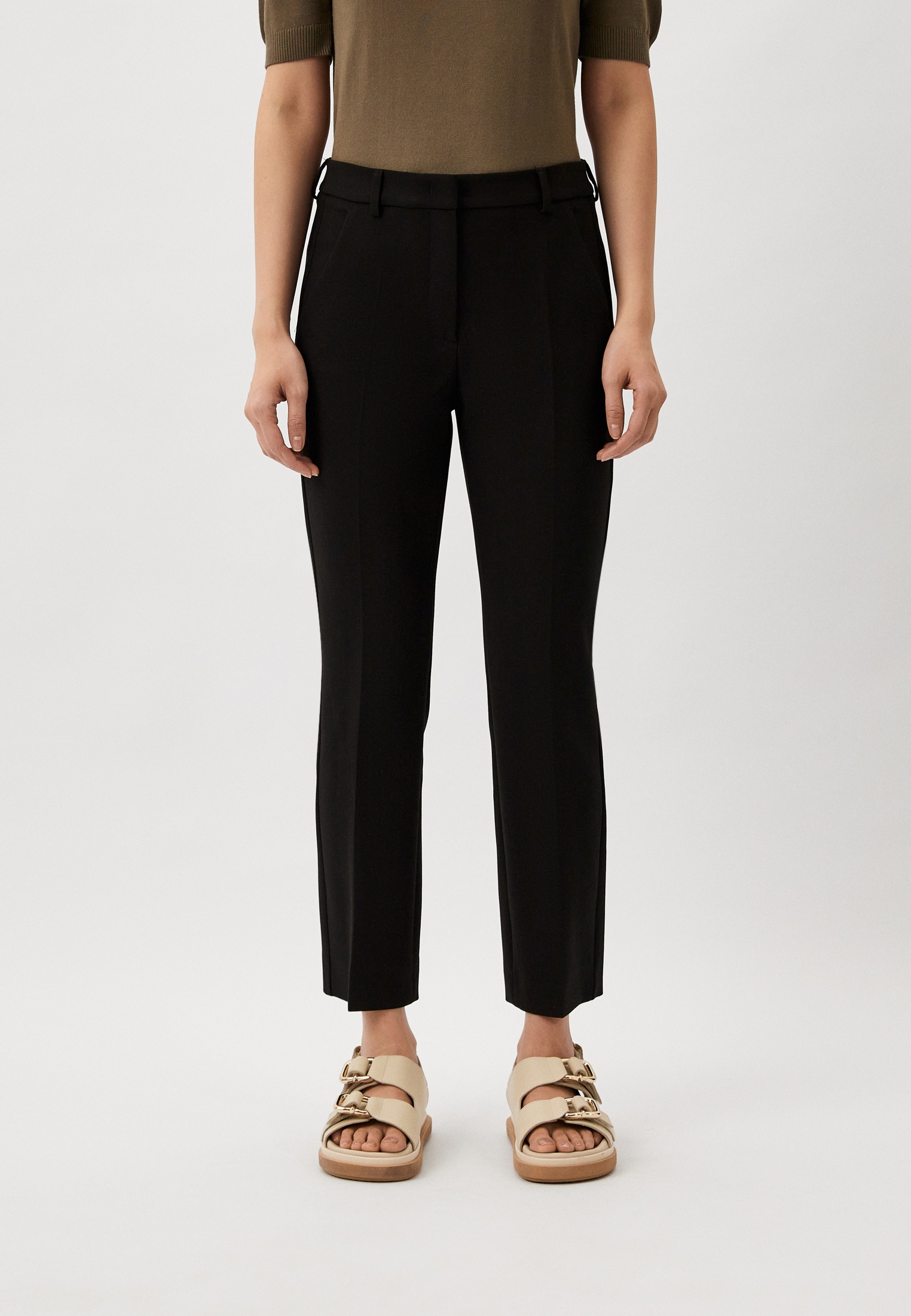 Брюки Weekend Max Mara RANA, цвет: черный, RTLADJ256401 — купить в ...