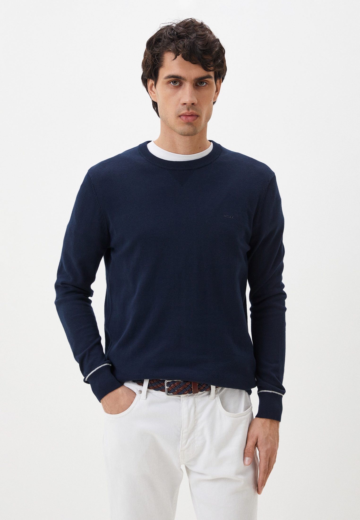 Джемпер Mexx, цвет: синий, RTLADJ345701 — купить в интернет-магазине Lamoda