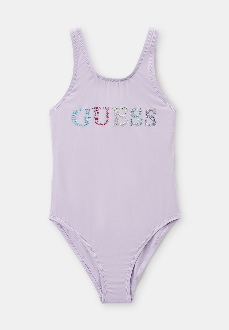 Купальник Guess, цвет: фиолетовый, RTLADJ387501 — купить в интернет ...