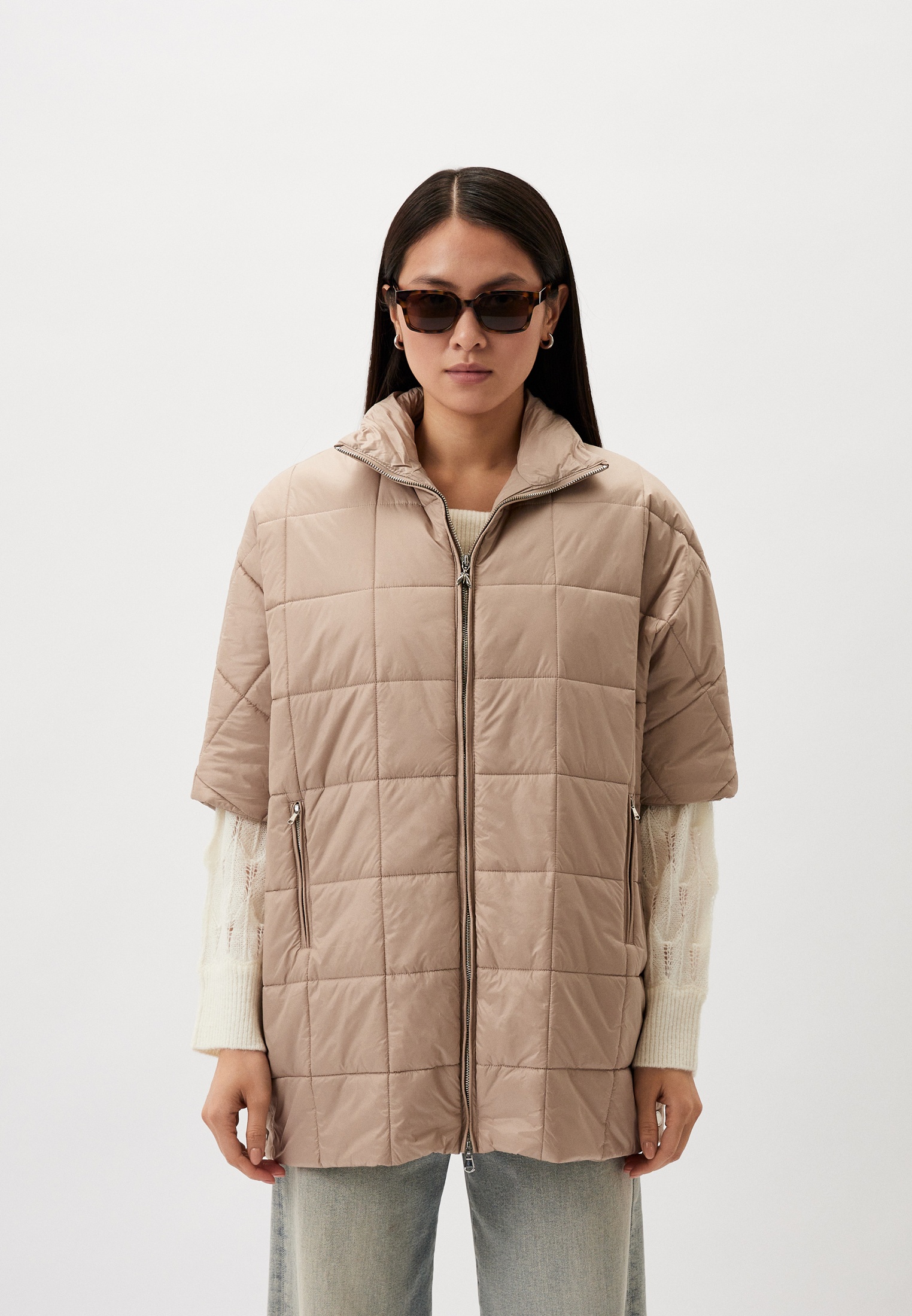 Куртка утепленная Patrizia Pepe, цвет: бежевый, RTLADJ907501 — купить в ...