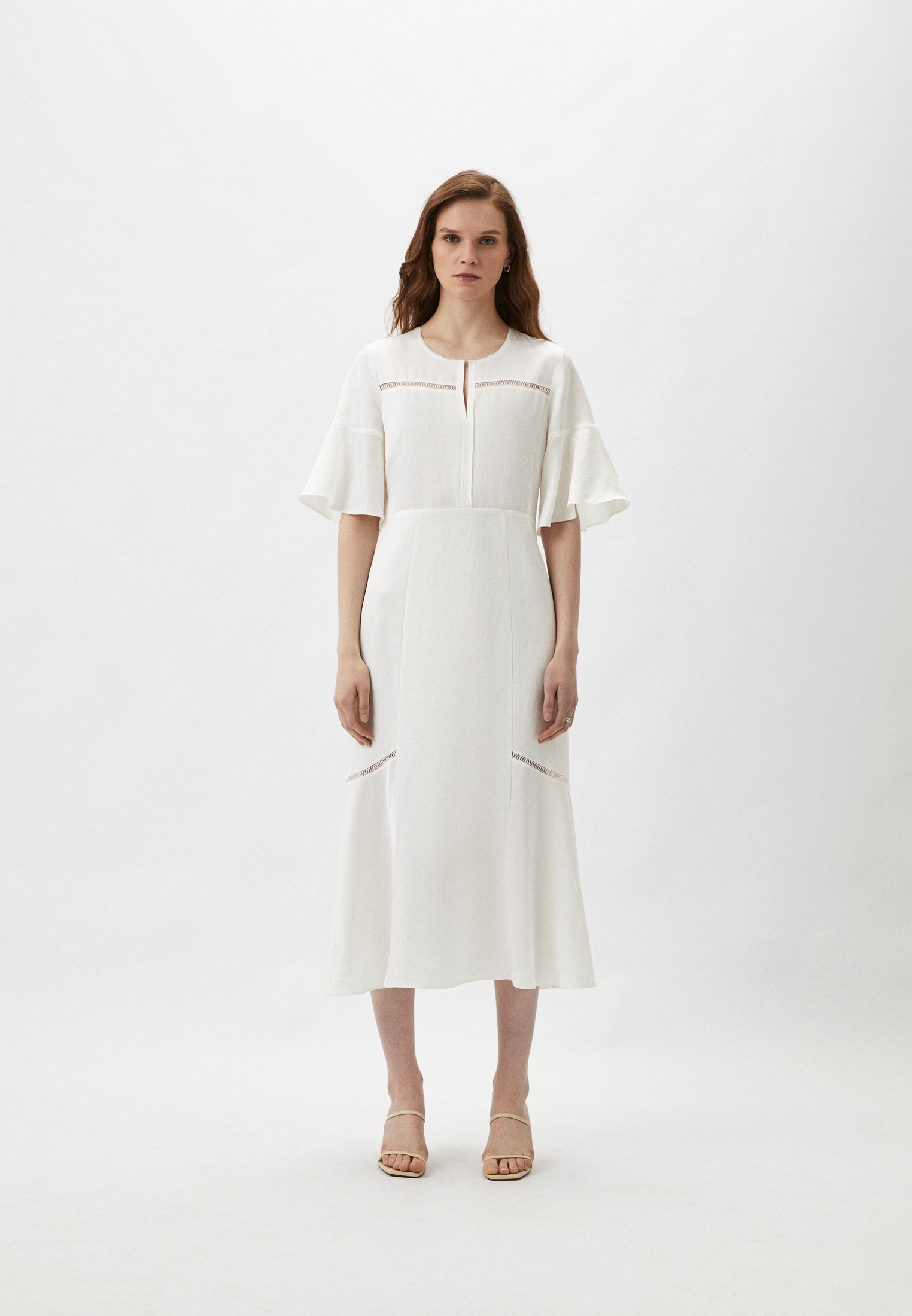 Платье Boss Dileina, цвет: белый, RTLADJ968001 — купить в интернет ...