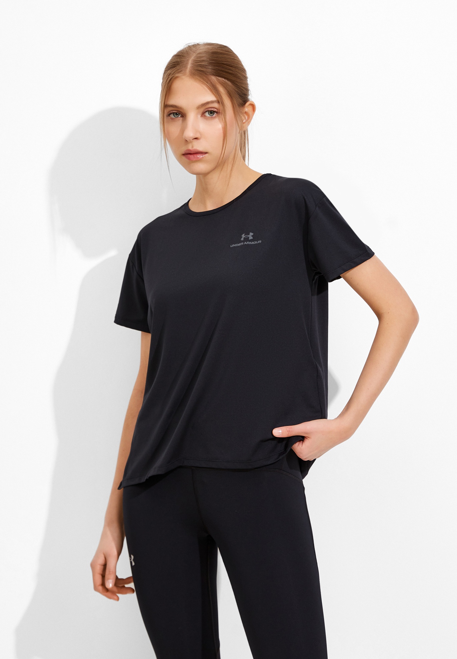 Футболка Under Armour UA RUSH ENERGY SS 2.0, цвет: черный, RTLADK177901 ...