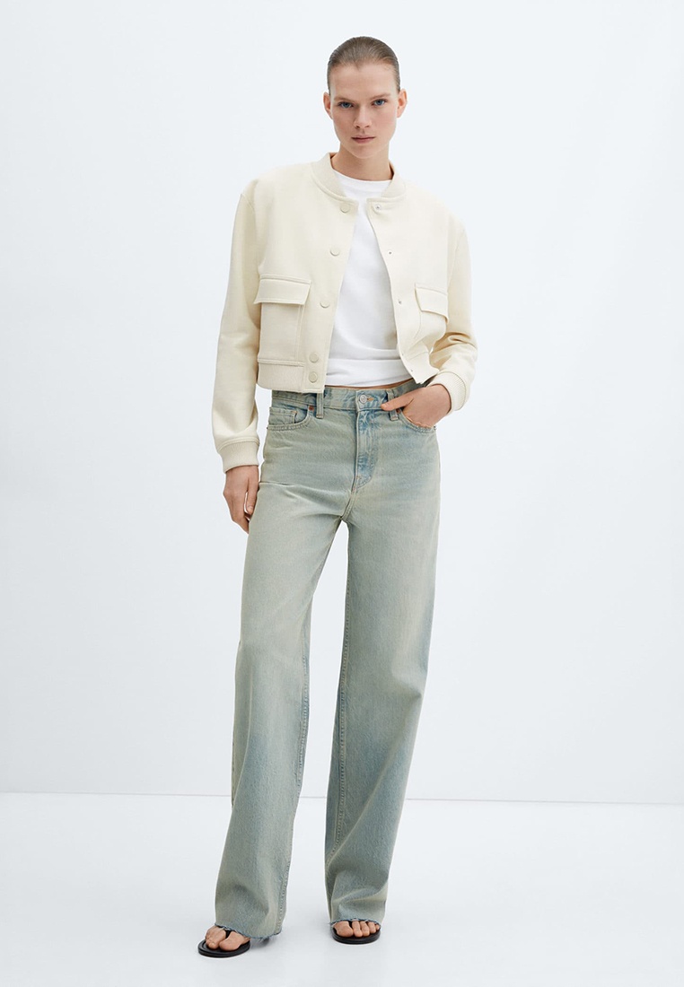 Олимпийка Mango TOLEDO, цвет: бежевый, RTLADK242001 — купить в интернет ...