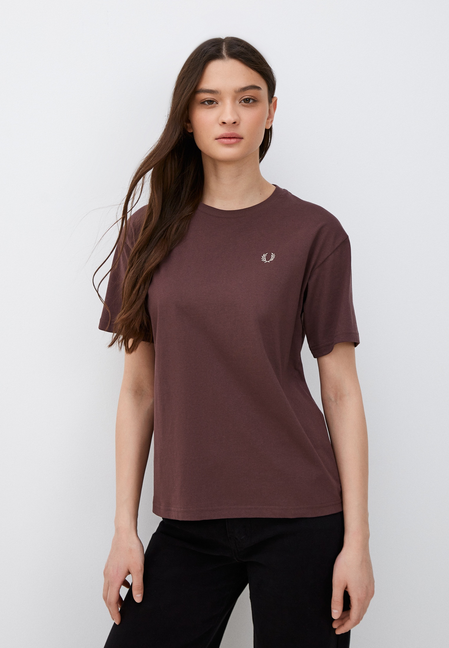 Футболка Fred Perry, цвет: коричневый, RTLADK266401 — купить в интернет ...