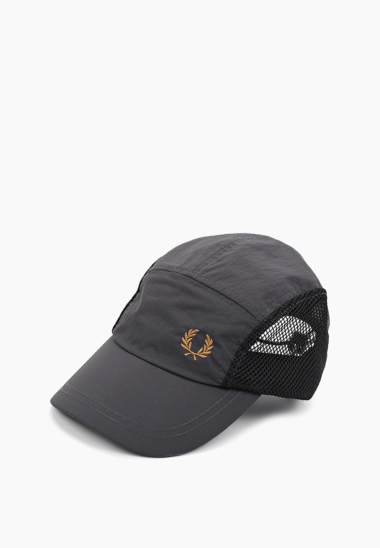 Бейсболка Fred Perry CRINKLE NYLON MESH 5 PANEL CAP, цвет: черный ...