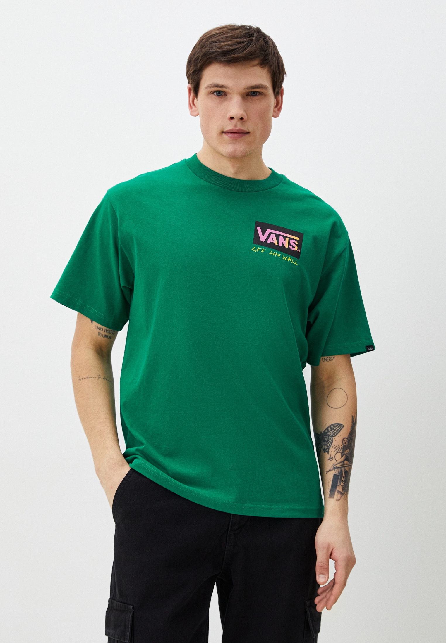 Футболка Vans LANDSCAPE SURF LOOSE SS, цвет: зеленый, RTLADK371101 ...