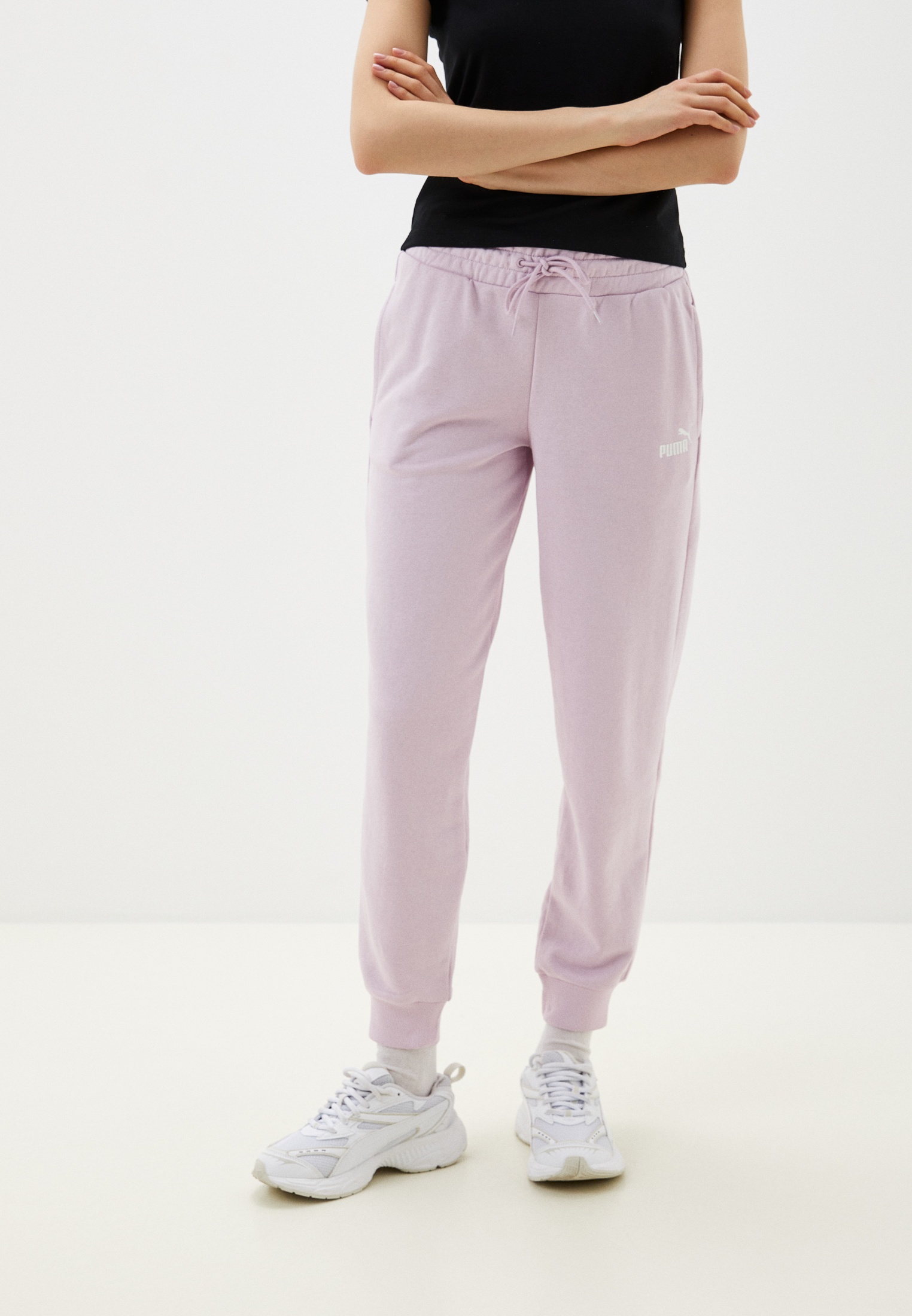 Брюки спортивные PUMA ESS+ Small Logo HW Comfort Pants TR, цвет ...