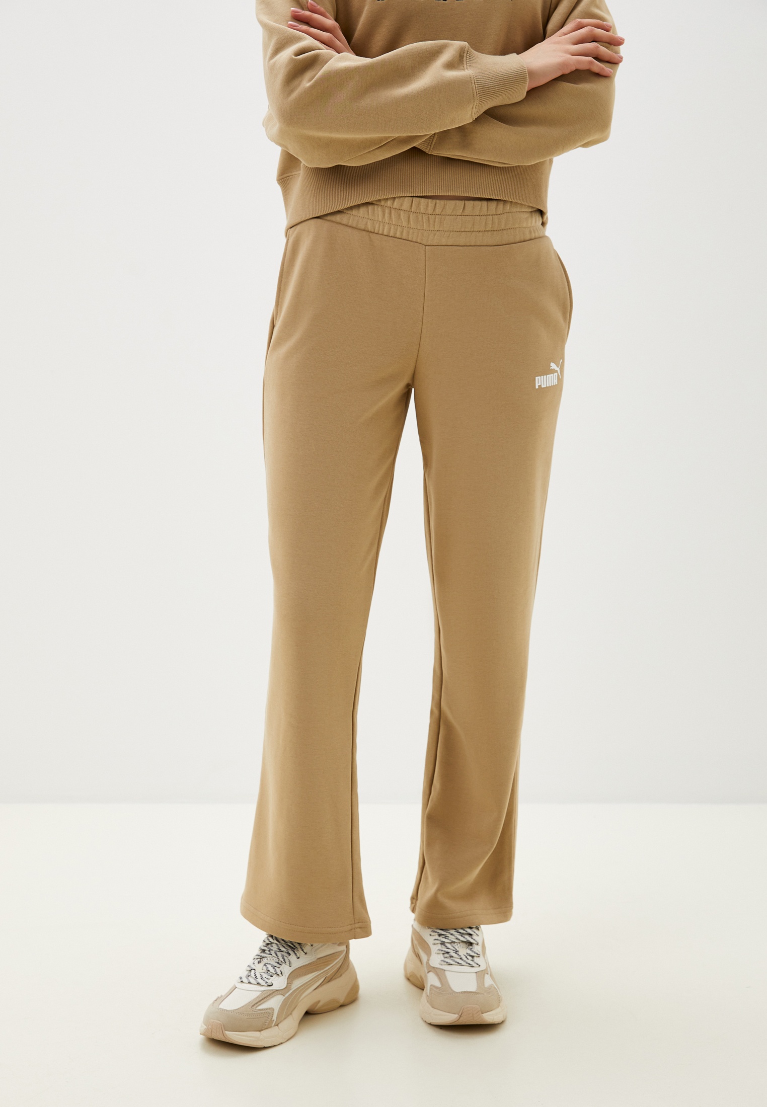 Брюки спортивные PUMA ESS+ Straight Leg Small Logo Pants TR, цвет ...