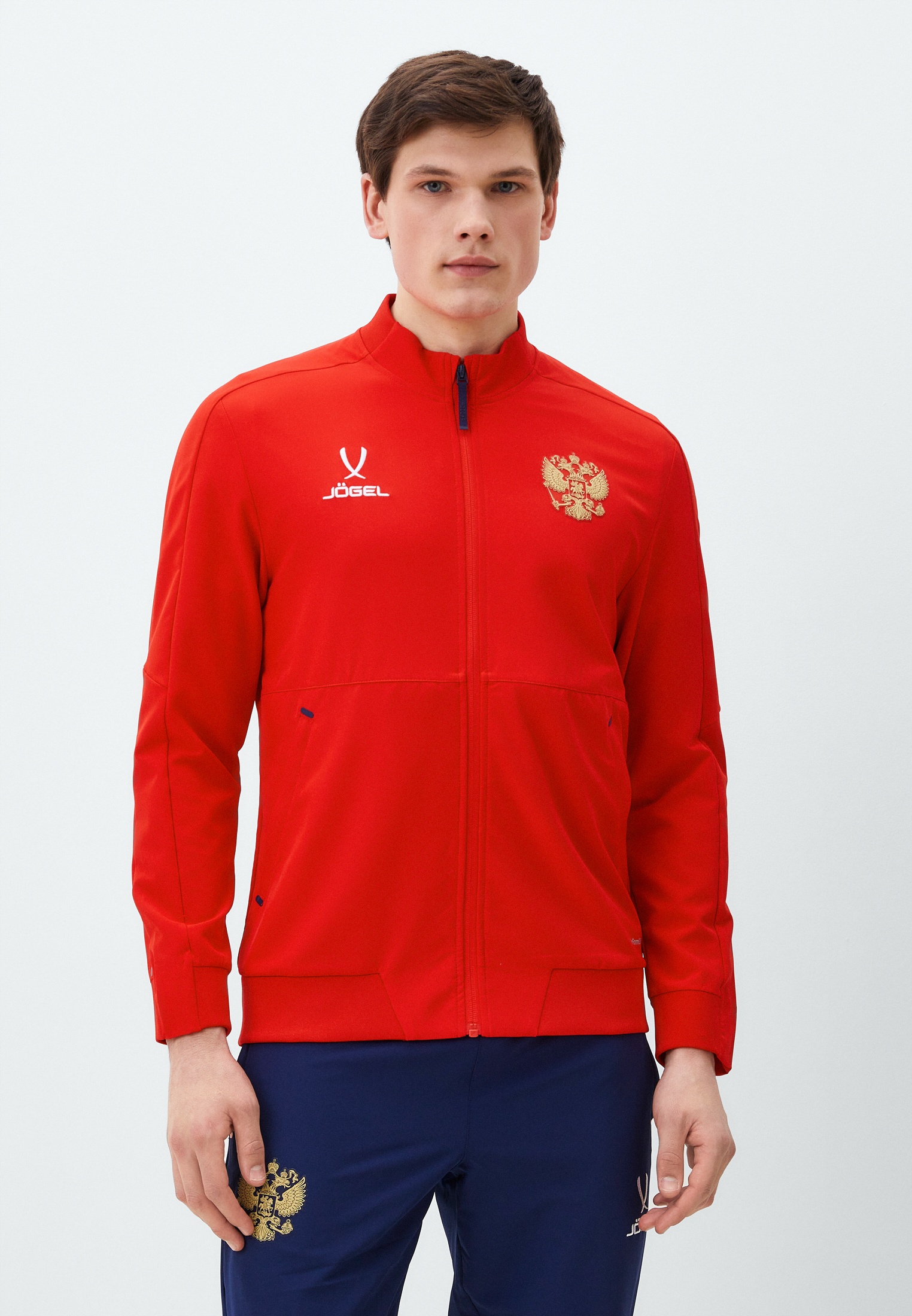 Олимпийка Jogel NATIONAL PerFormDRY Woven Jacket, цвет: красный ...