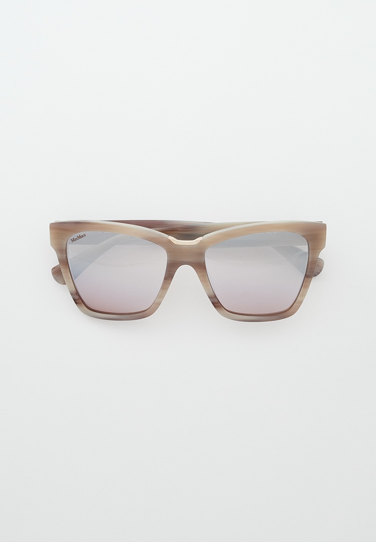 Очки солнцезащитные Max Mara MM 0089 60G, цвет: бежевый, RTLADK862601 ...