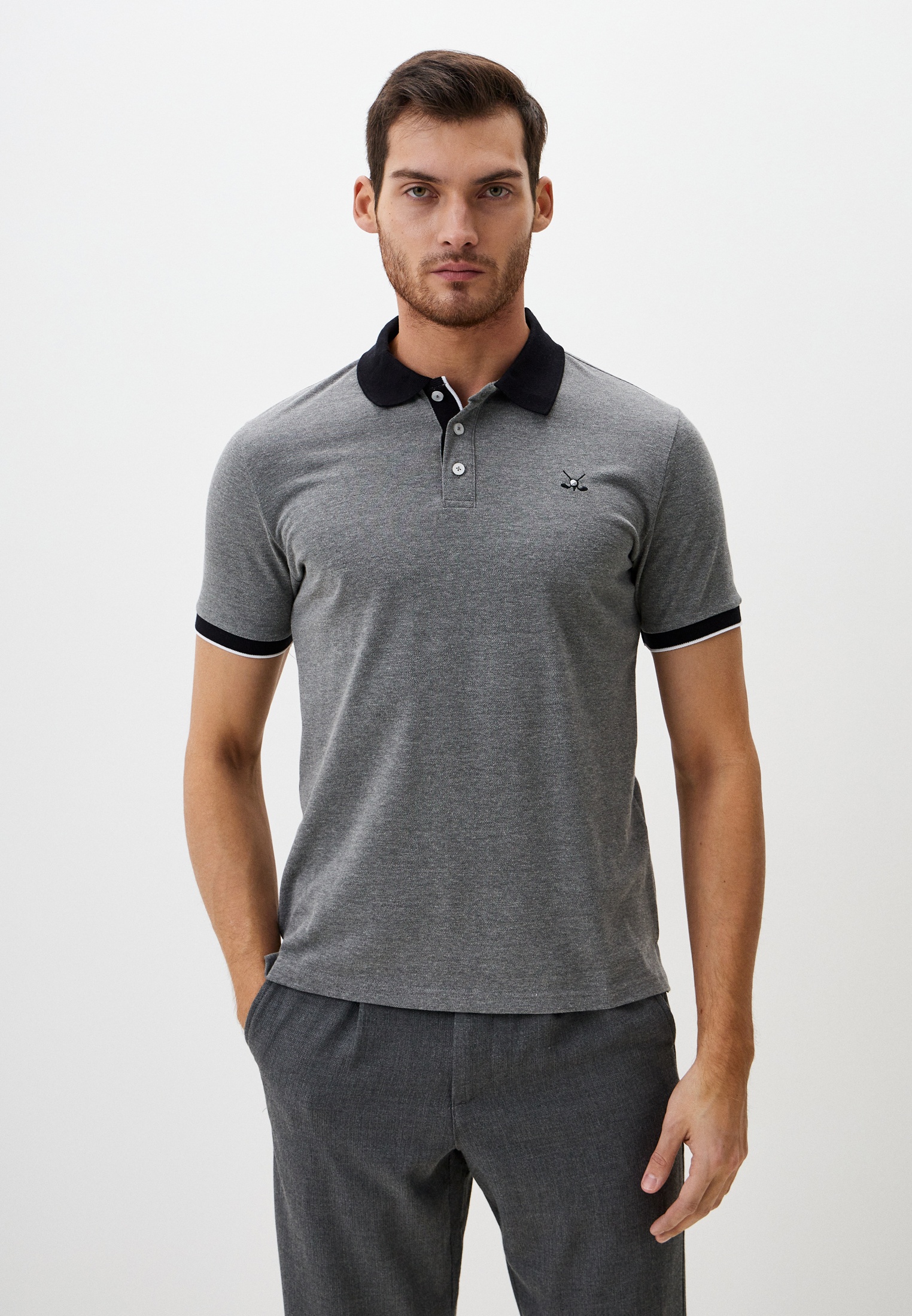 Поло Sir Raymond Tailor, цвет: серый, RTLADK914501 — купить в интернет ...