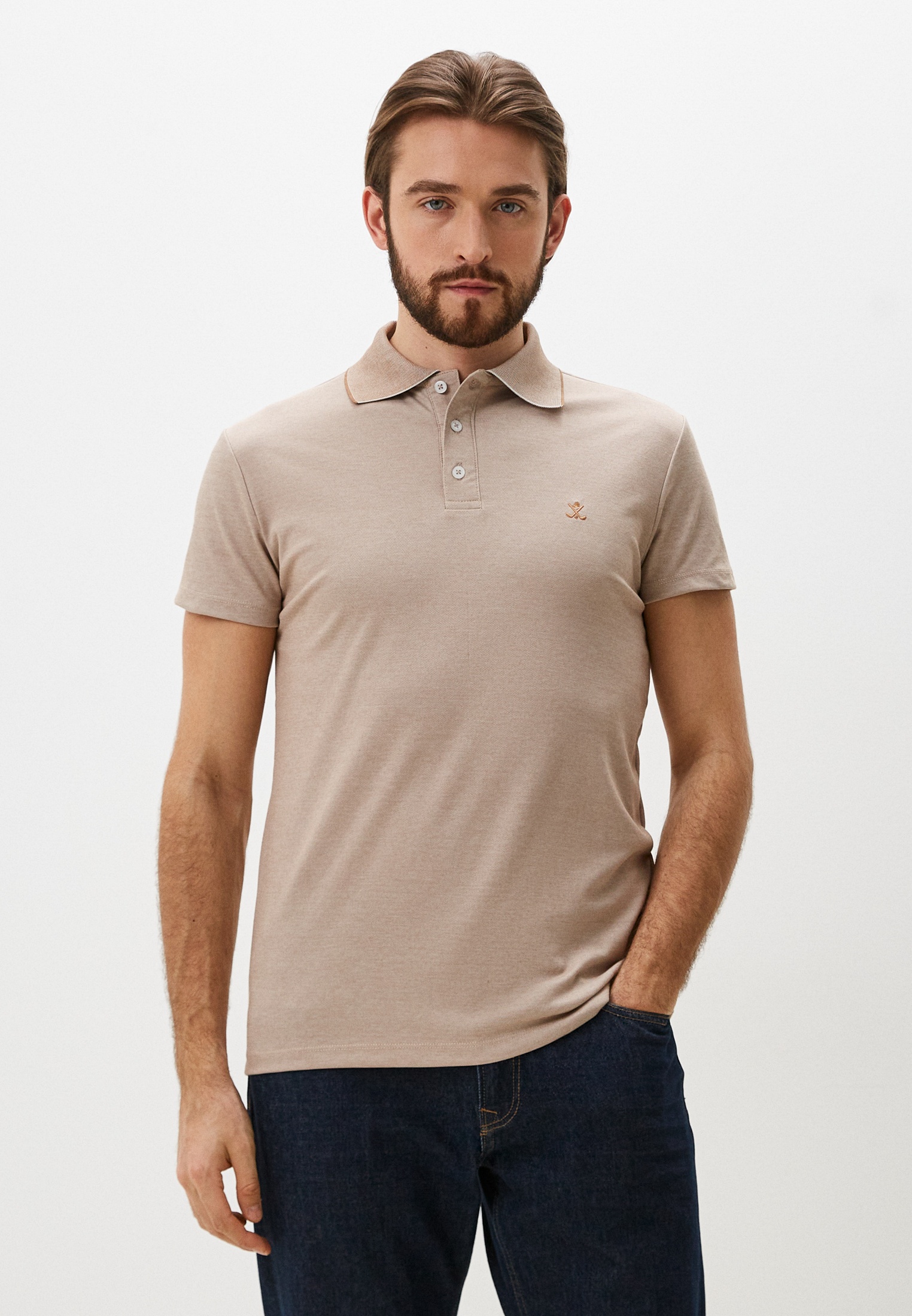 Поло Sir Raymond Tailor, цвет: коричневый, RTLADK915401 — купить в ...