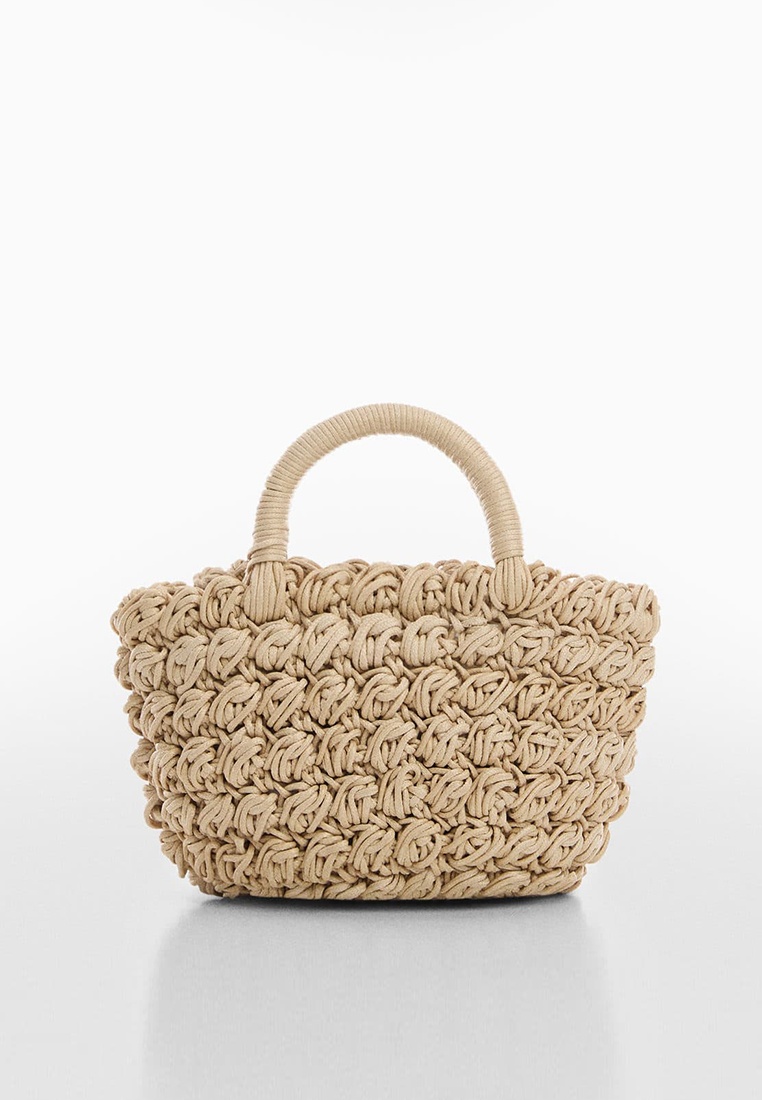 Сумка Mango ANDREA, цвет: бежевый, RTLADL159901 — купить в интернет ...