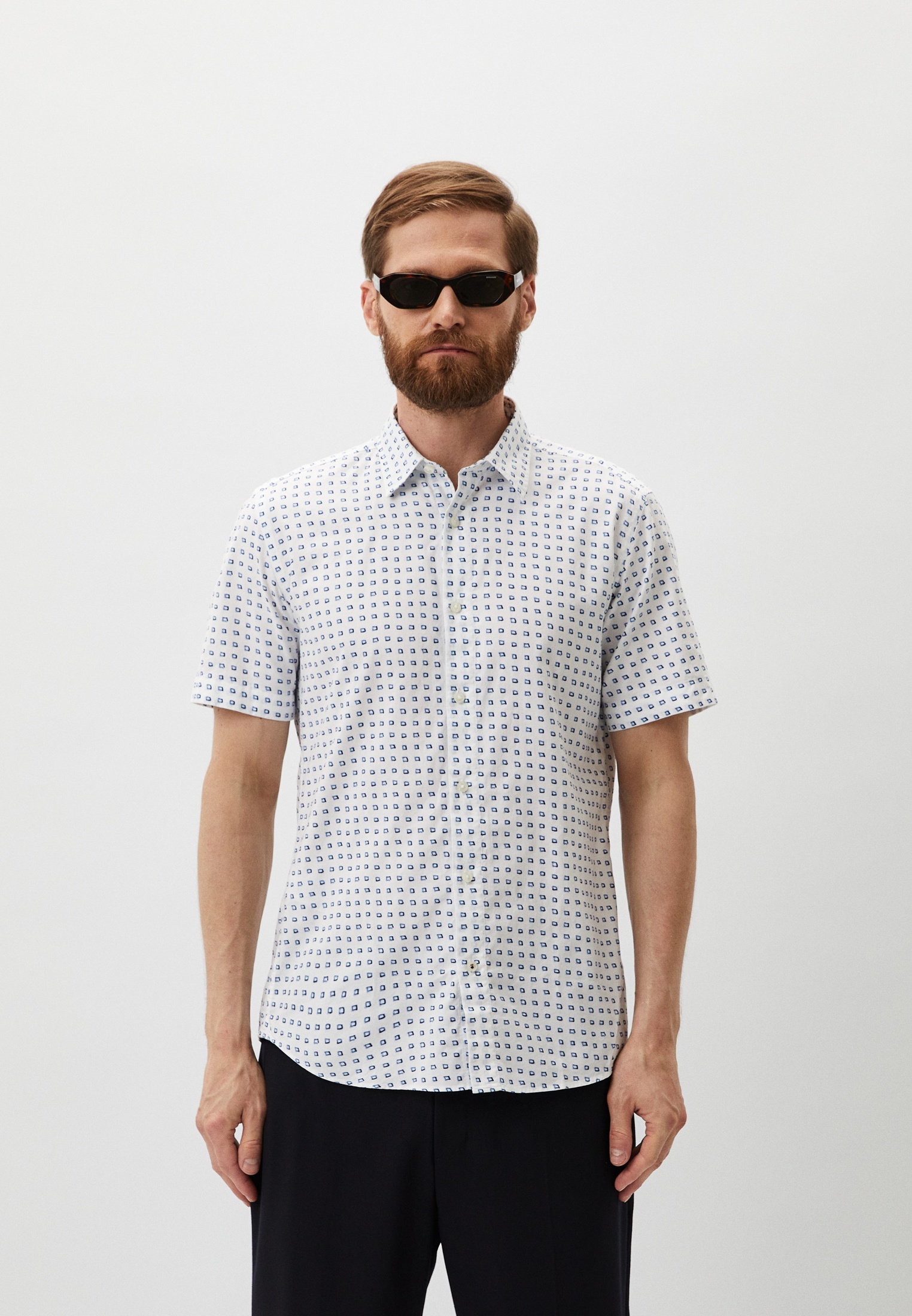 Рубашка Boss S-ROAN-ken-SH-C1-242, цвет: белый, RTLADL171401 — купить в ...