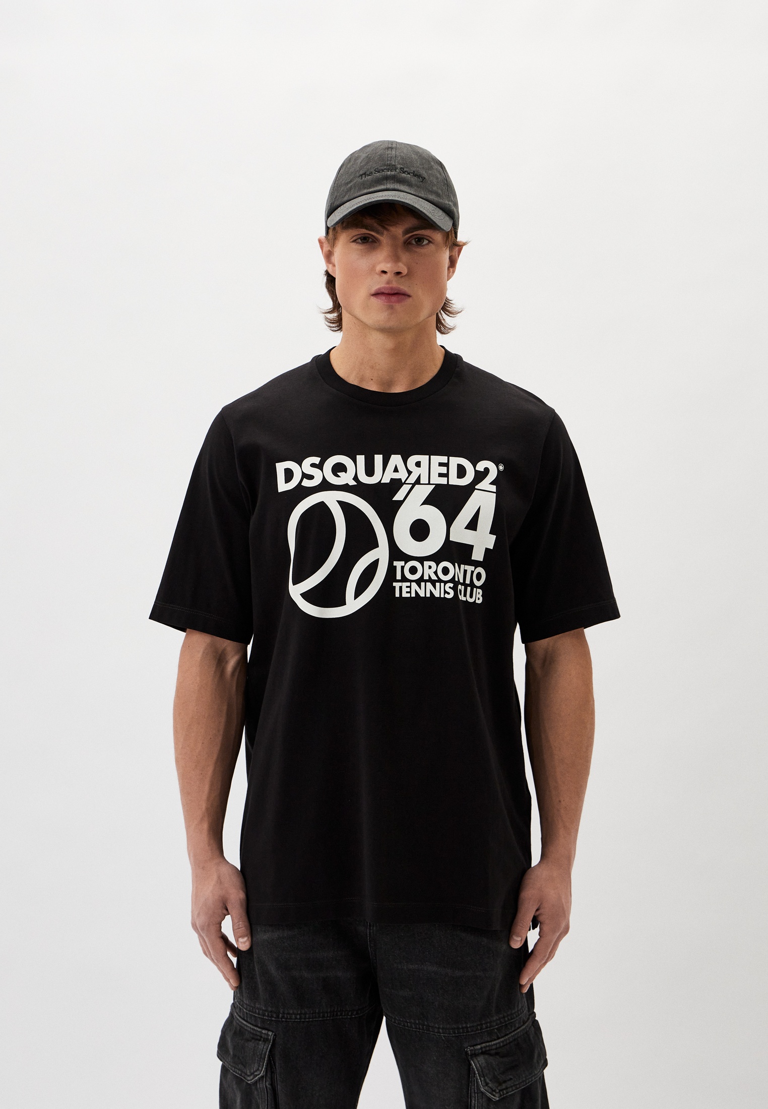 Футболка Dsquared2, цвет: черный, RTLADL175901 — купить в интернет ...
