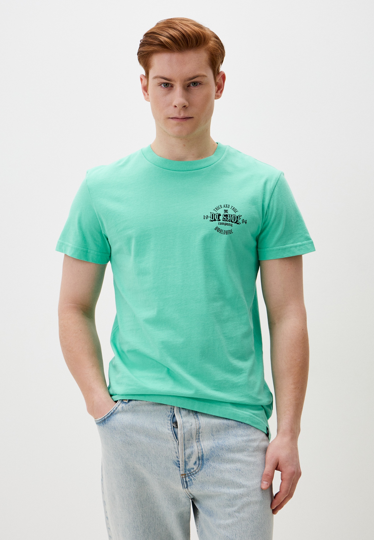 Футболка DC Shoes CHAIN GANG TEES GGR0, цвет: зеленый, RTLADL263801 ...