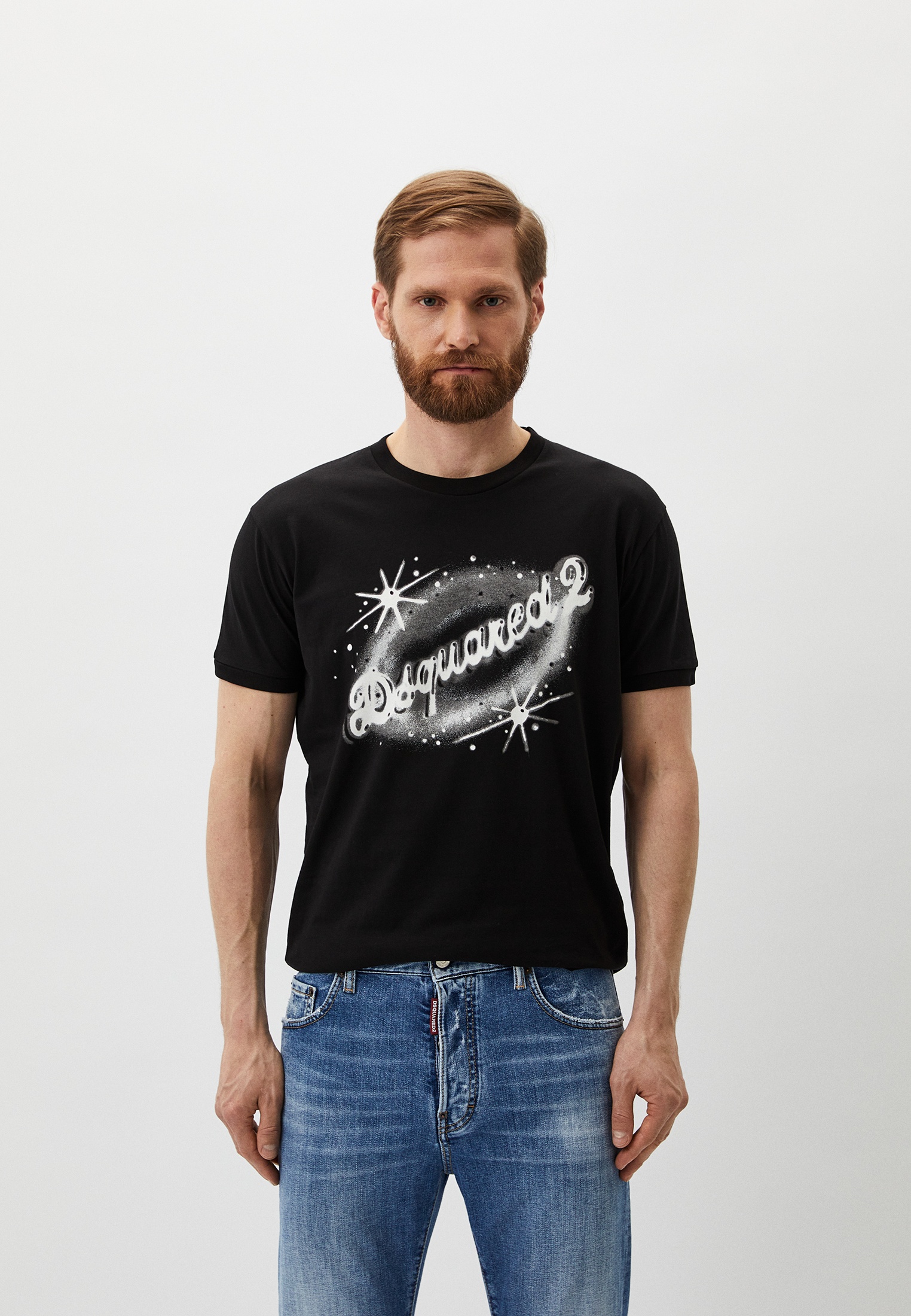 Футболка Dsquared2, цвет: черный, RTLADL306101 — купить в интернет ...