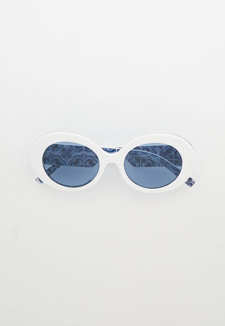Очки солнцезащитные Dolce&Gabbana DG4448 337155, цвет: белый ...