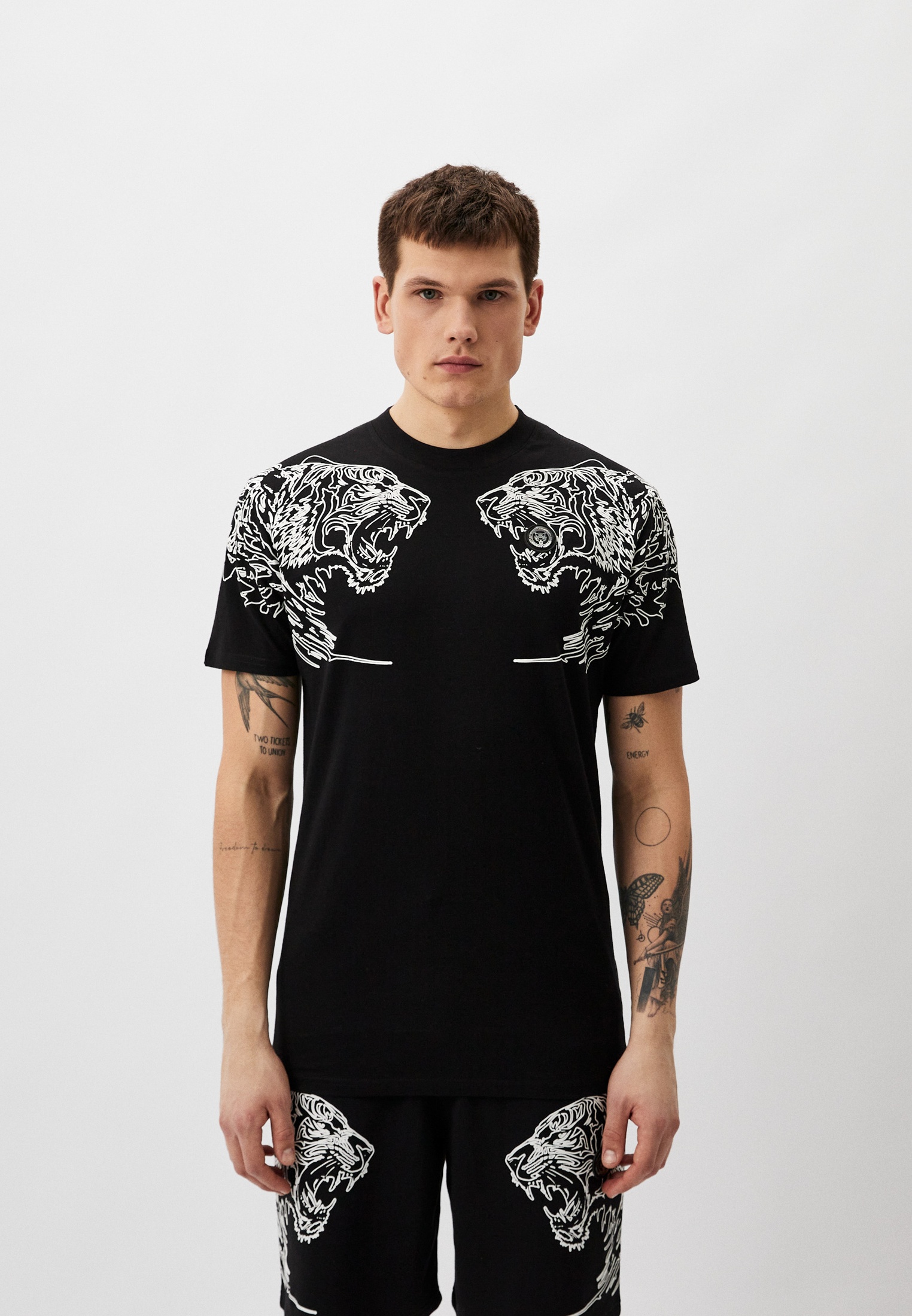 Футболка Plein Sport, цвет: черный, RTLADL532301 — купить в интернет ...