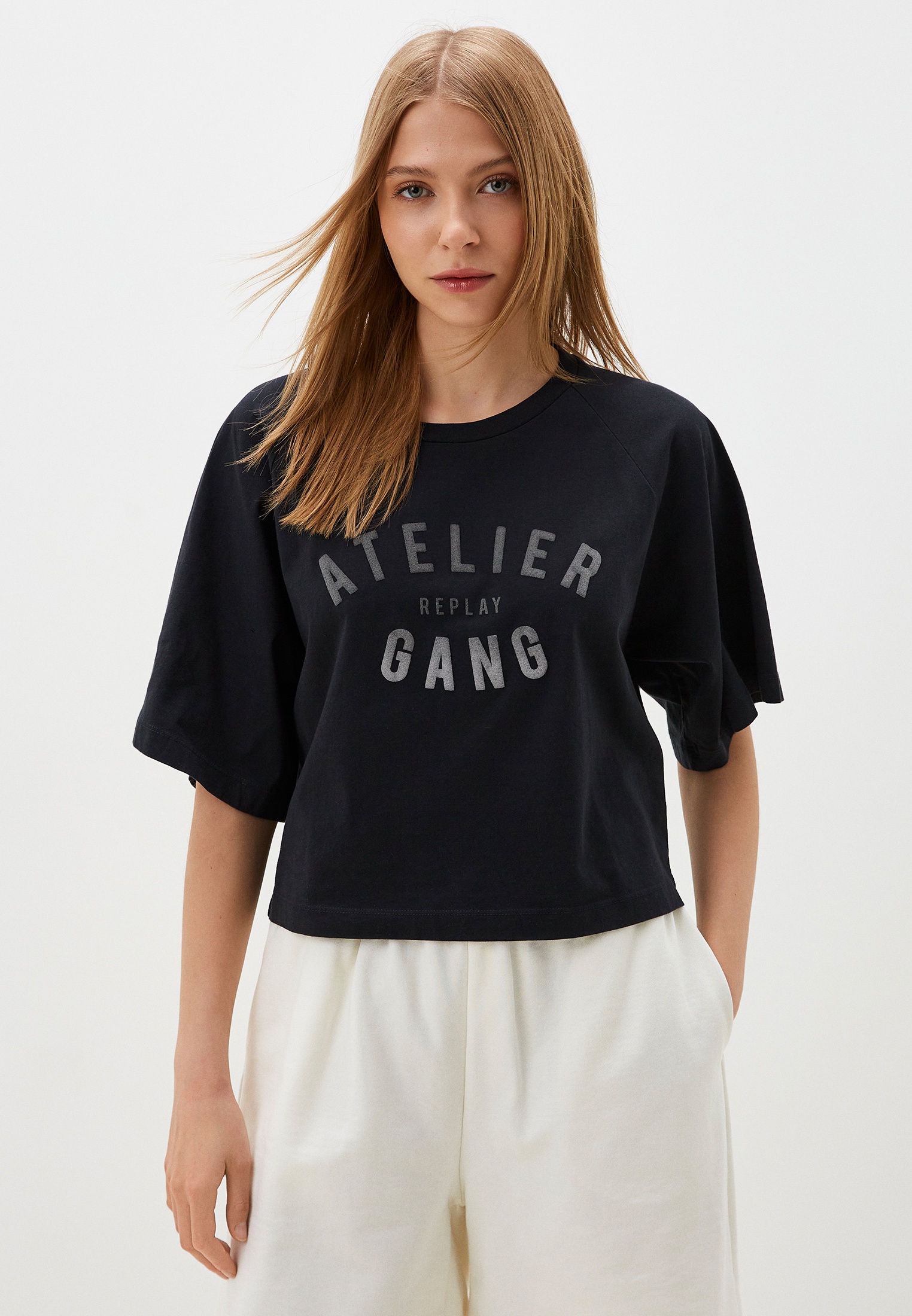 Футболка Replay ATELIER, цвет: черный, RTLADL562101 — купить в интернет ...
