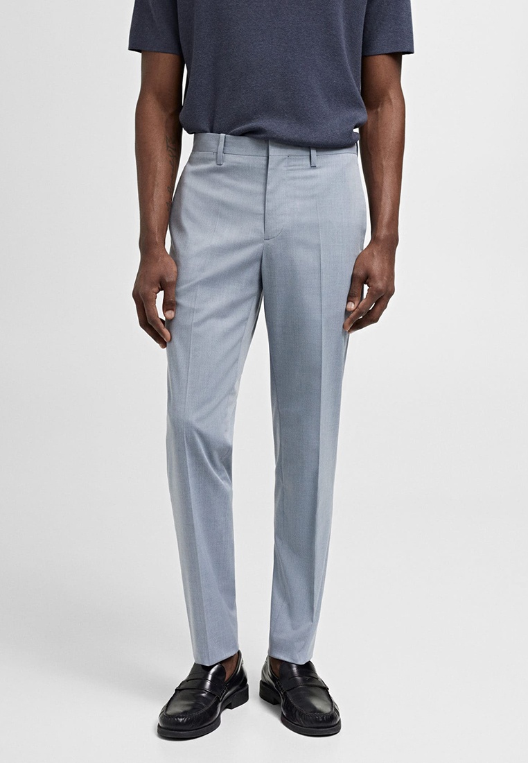 Брюки Mango Man PARIS, цвет: голубой, RTLADL698601 — купить в интернет ...