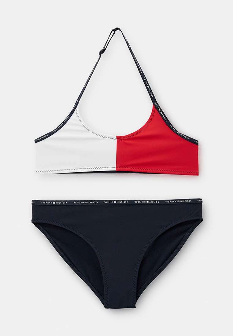 Купальник Tommy Hilfiger, цвет: синий, RTLADL765501 — купить в интернет ...
