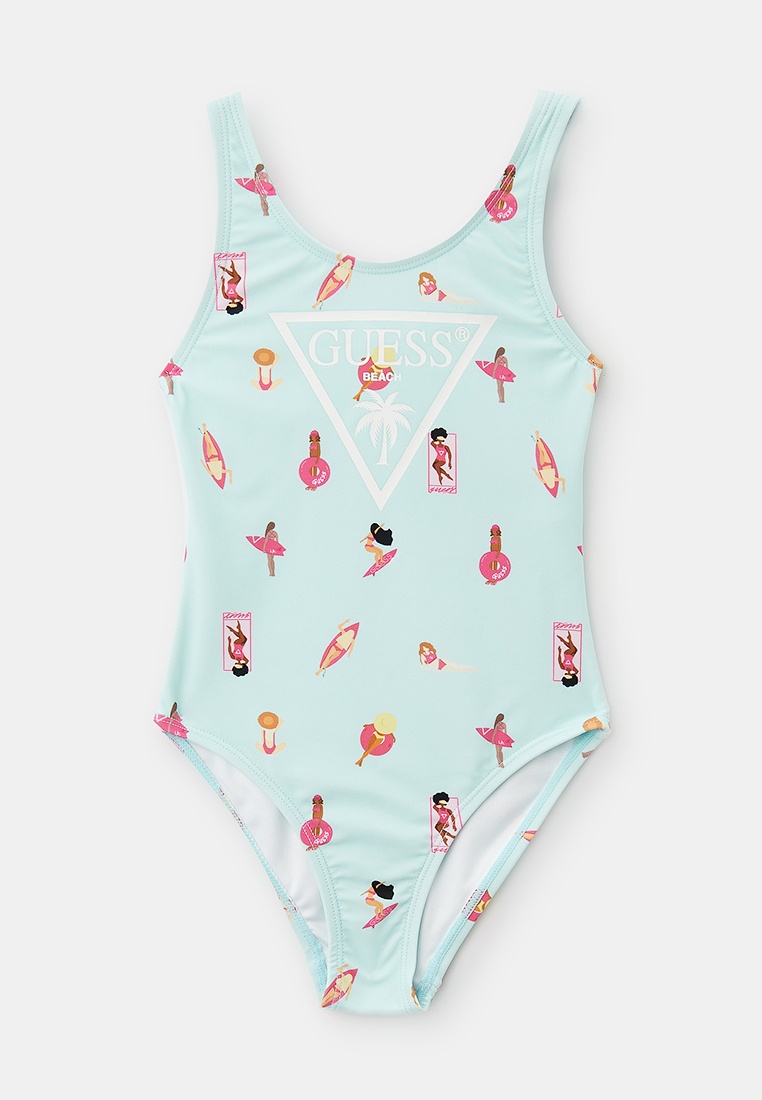Купальник Guess, цвет: бирюзовый, RTLADL864801 — купить в интернет ...