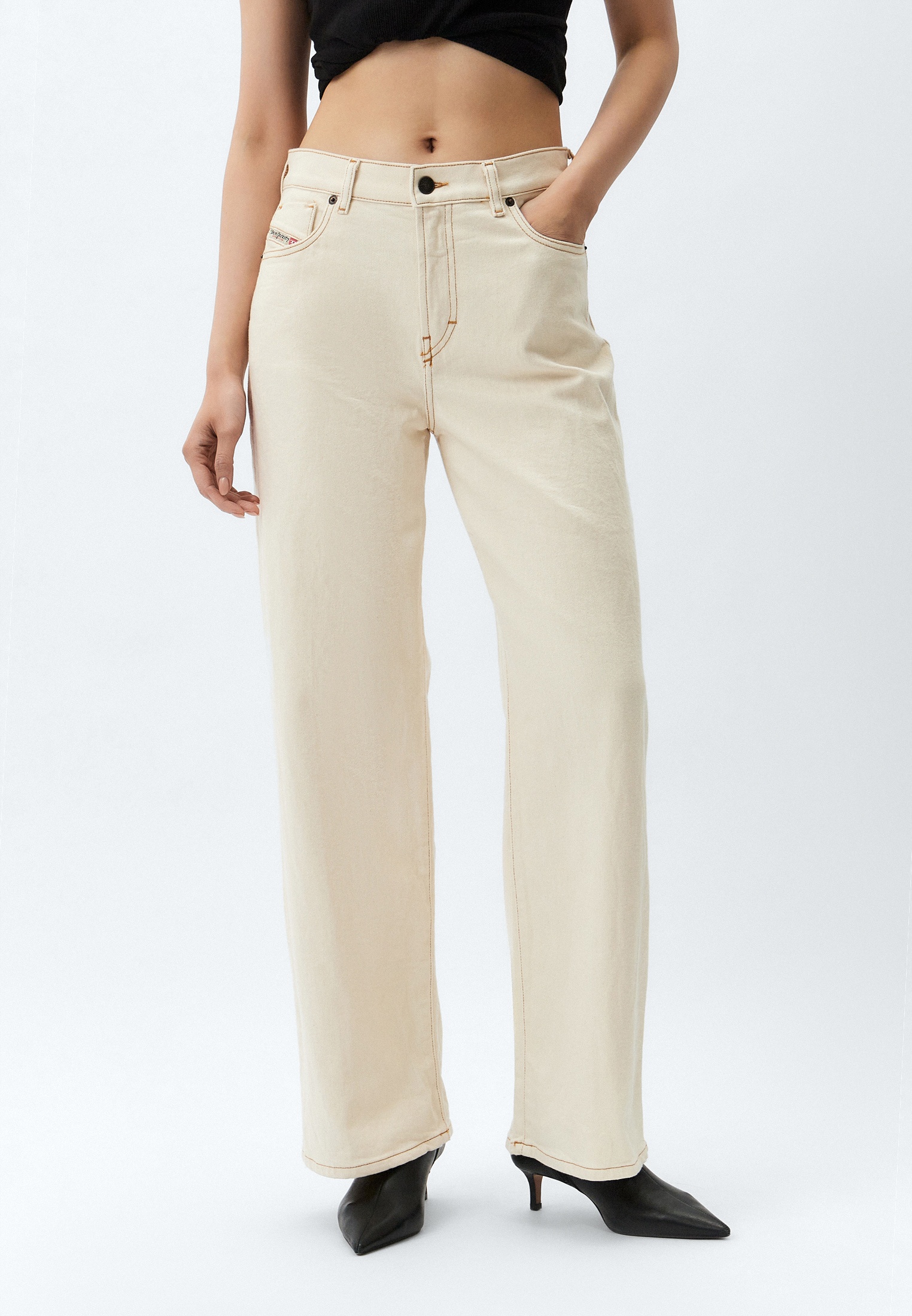 Джинсы Diesel 2000 WIDEE, цвет: бежевый, RTLADM042701 — купить в ...