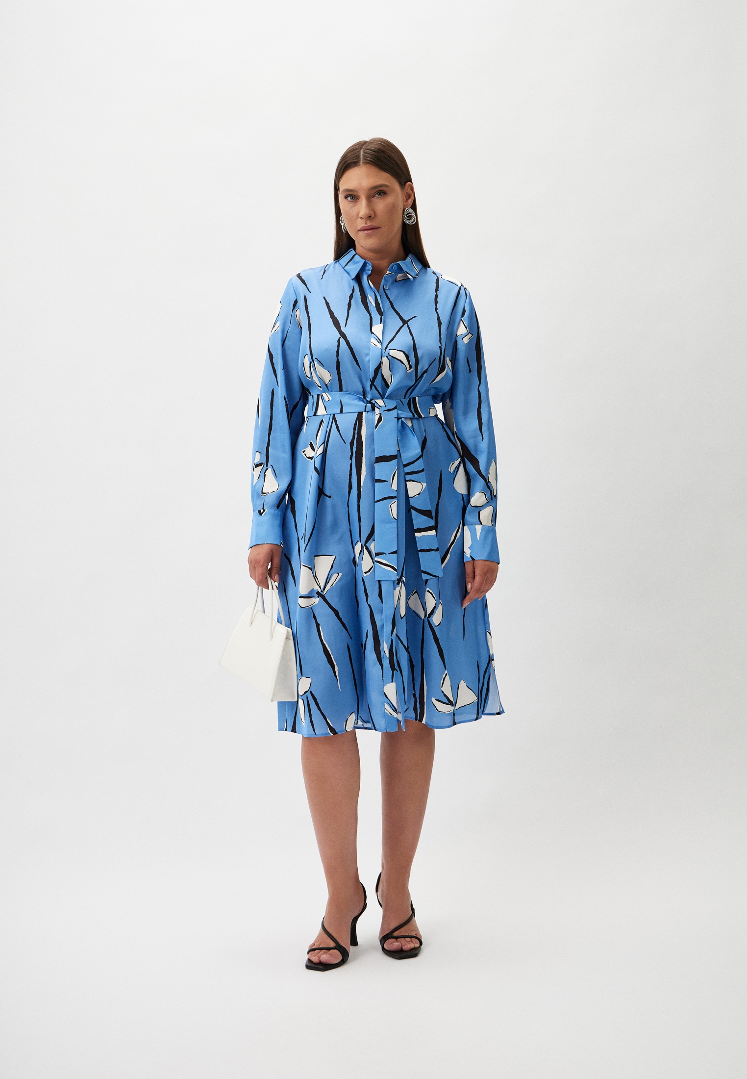 Платье Persona by Marina Rinaldi LESLIE NOW, цвет: голубой ...