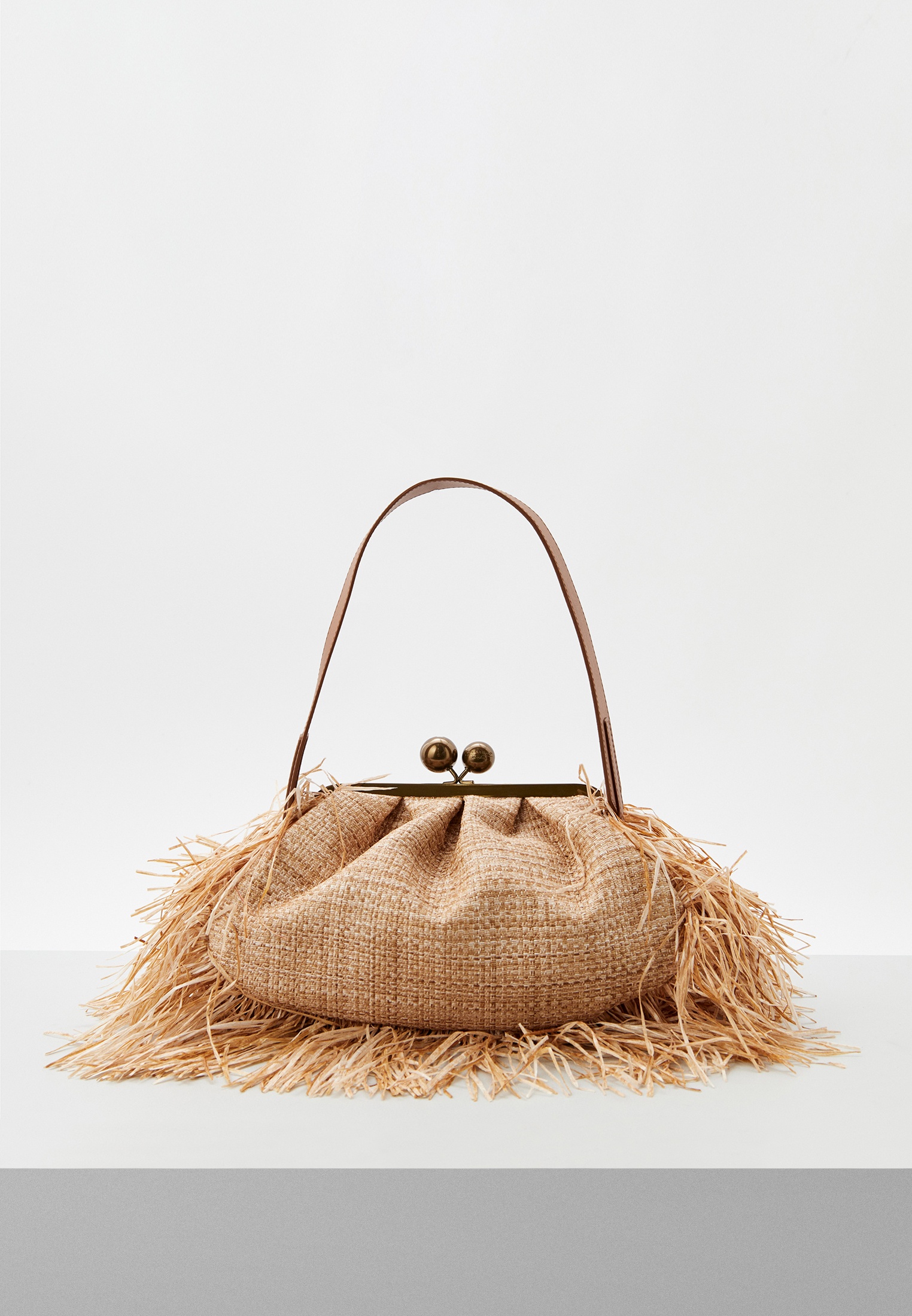 Сумка Weekend Max Mara BELFORD, цвет: бежевый, RTLADM137301 — купить в ...