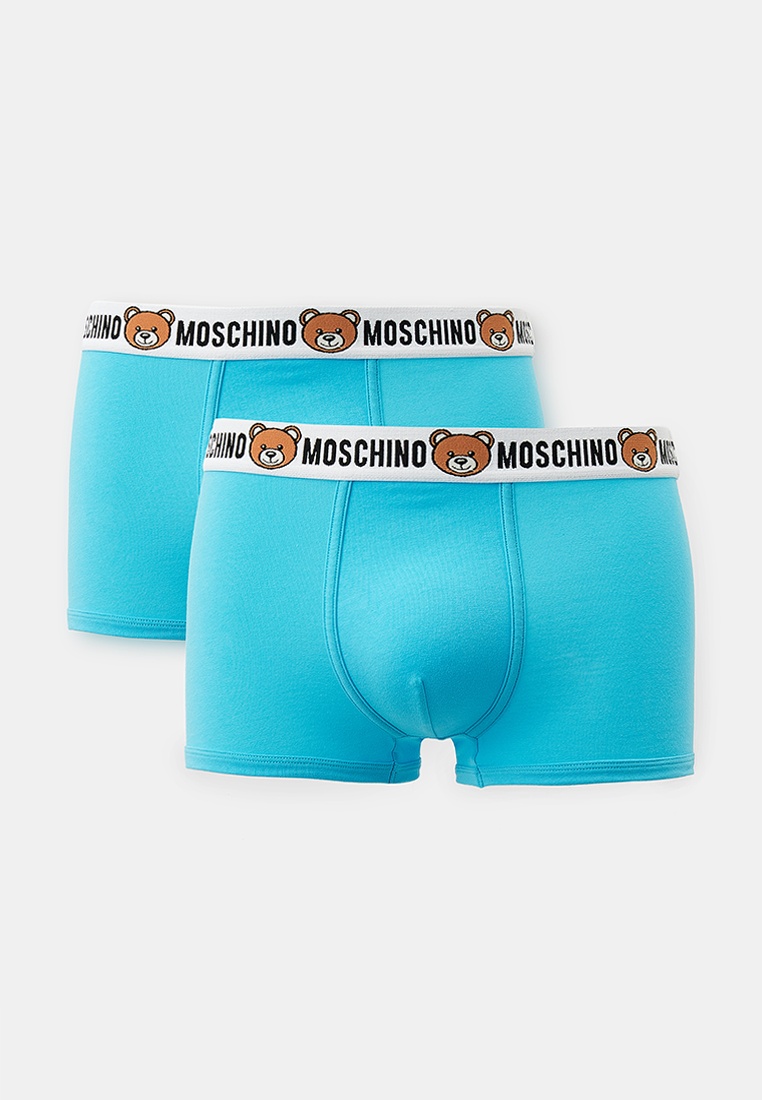 Трусы 2 шт. Moschino Underwear, цвет: голубой, RTLADM524601 — купить в ...