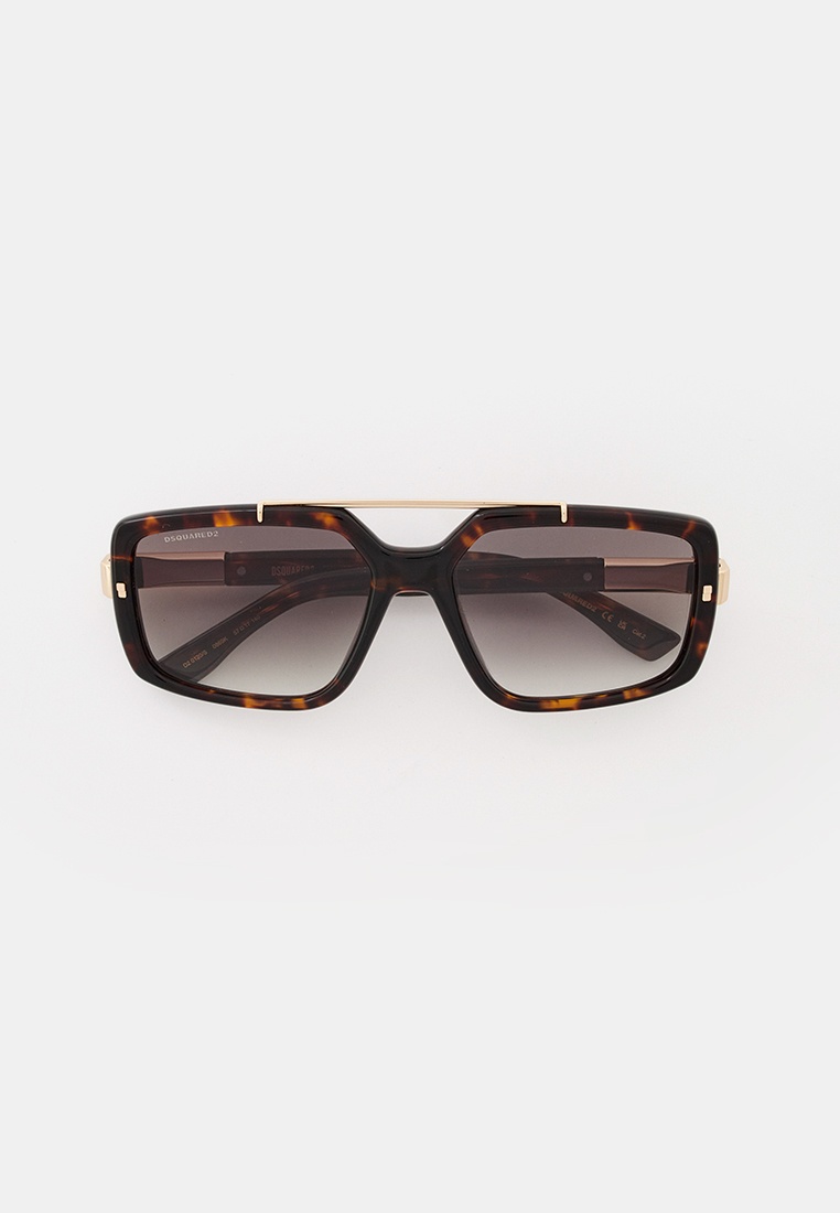 Очки солнцезащитные Dsquared2 D2 0120/S 086, цвет: коричневый ...
