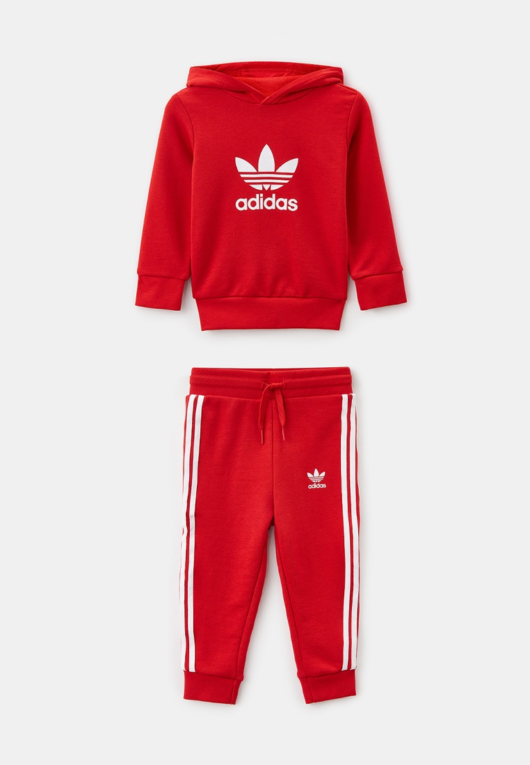 Костюм спортивный adidas Originals HOODIE SET, цвет: красный ...