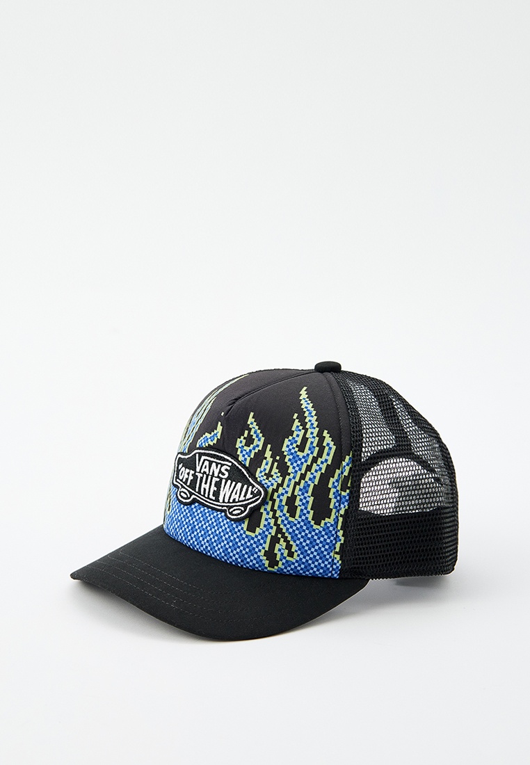 Бейсболка Vans PIXEL FLAME TRUCKER, цвет: черный, RTLADM601001 — купить ...