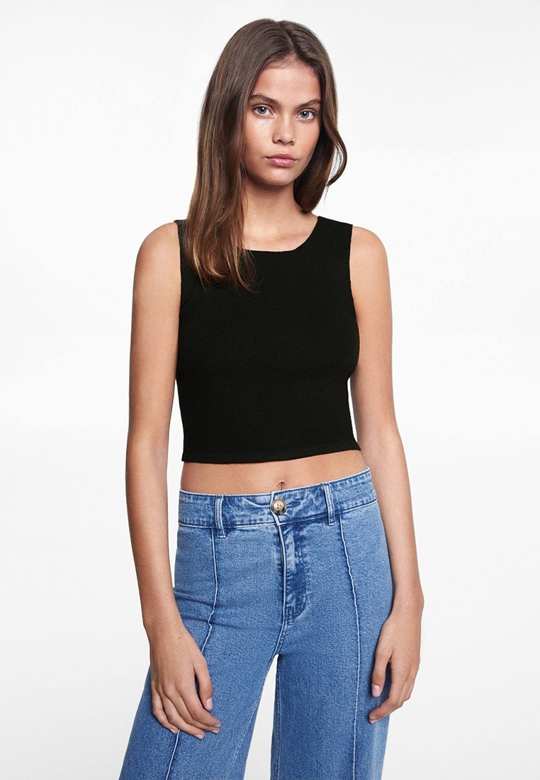 Топ Mango Teen KLEIN, цвет: черный, RTLADM615001 — купить в интернет ...