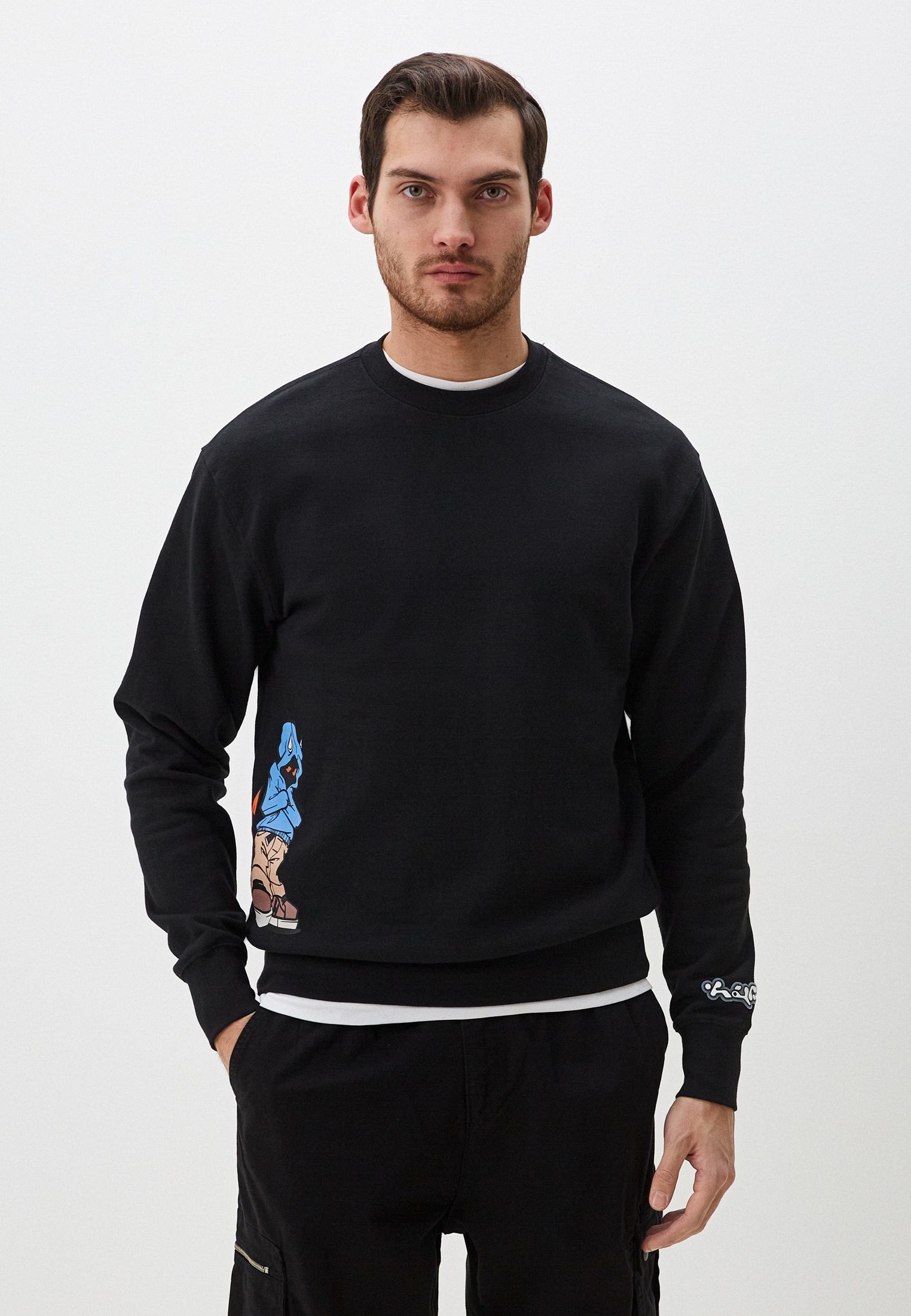 Свитшот Huf HELL RAZOR, цвет: черный, RTLADM788301 — купить в интернет ...