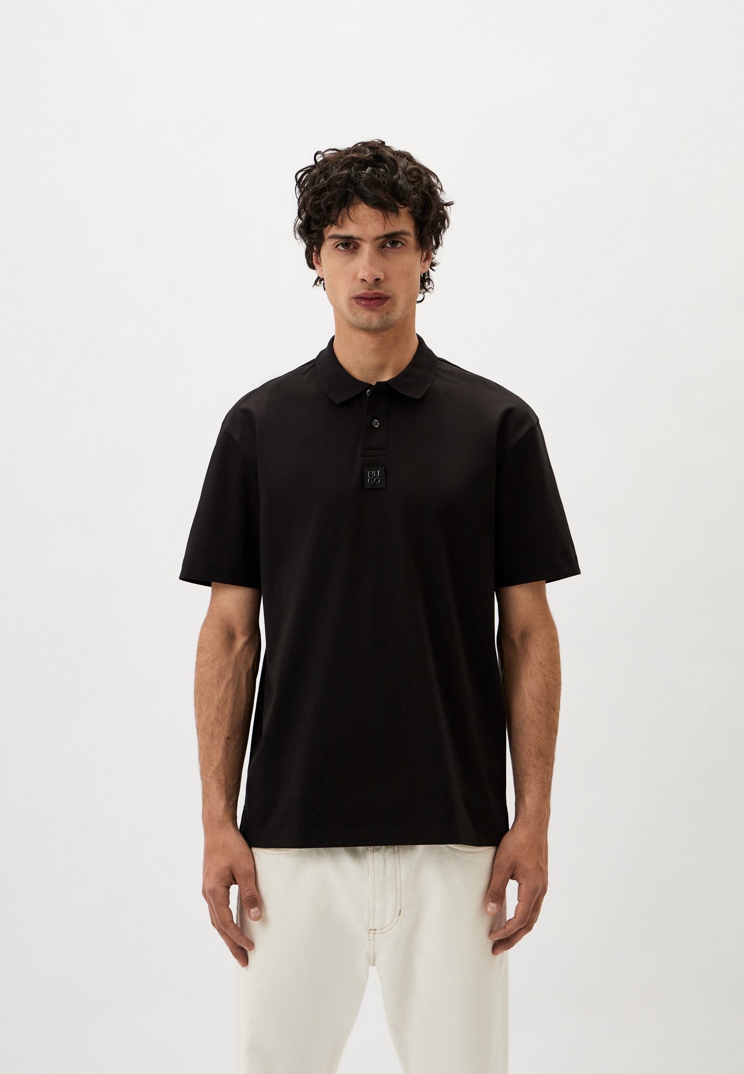 Поло Hugo Deabono_D, цвет: черный, RTLADM812601 — купить в интернет ...