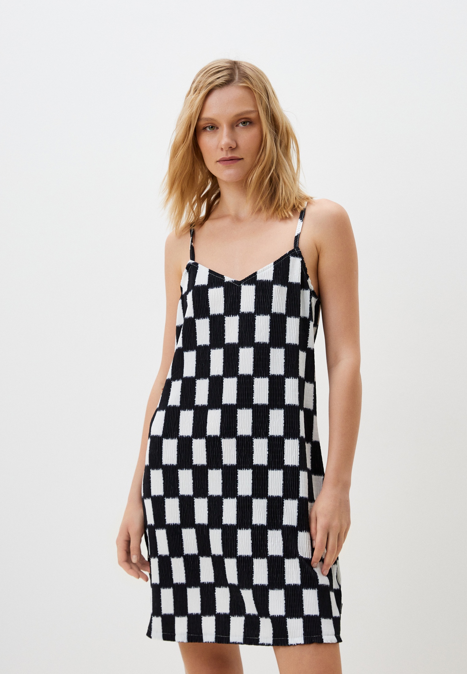Платье Vans BENTON CHECKER CAMI DRESS, цвет: мультиколор, RTLADN182801 ...