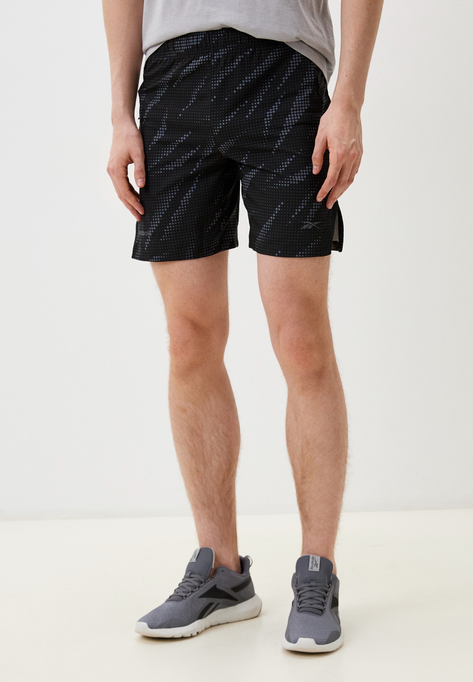 Шорты спортивные Reebok SPEED 4.0 SHORT GFX, цвет: черный, RTLADN252901 ...