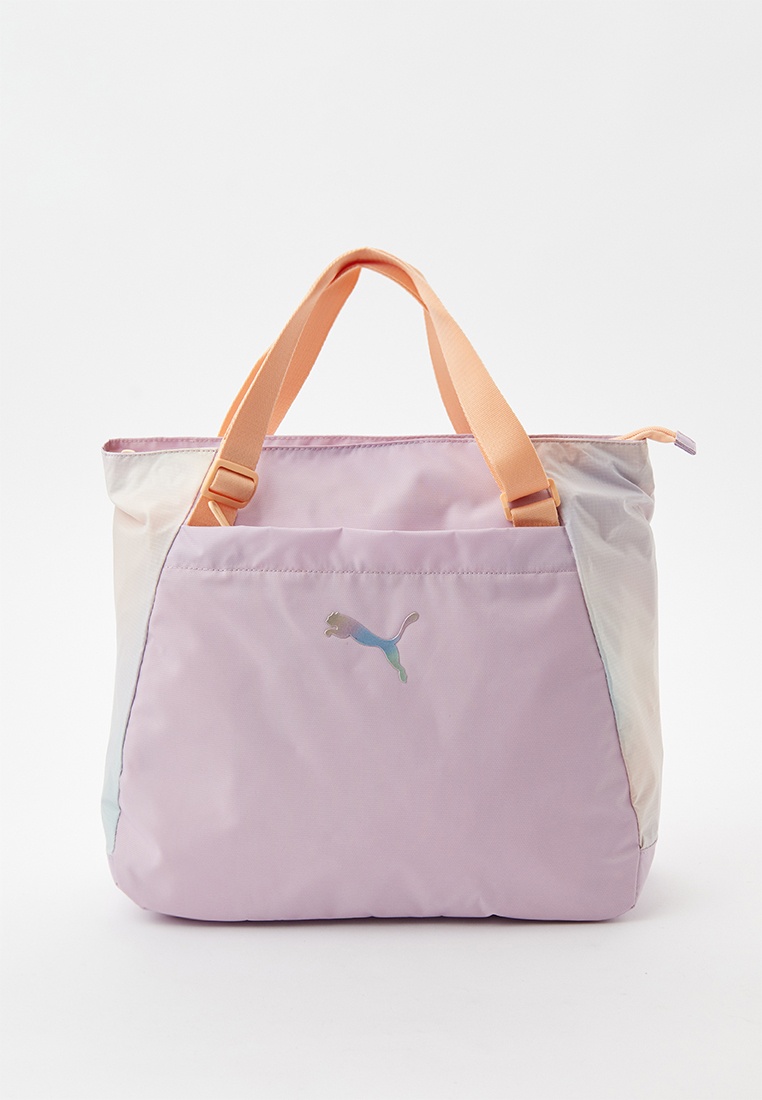 Сумка спортивная PUMA AT ESS Tote Bag Q2, цвет: фиолетовый ...