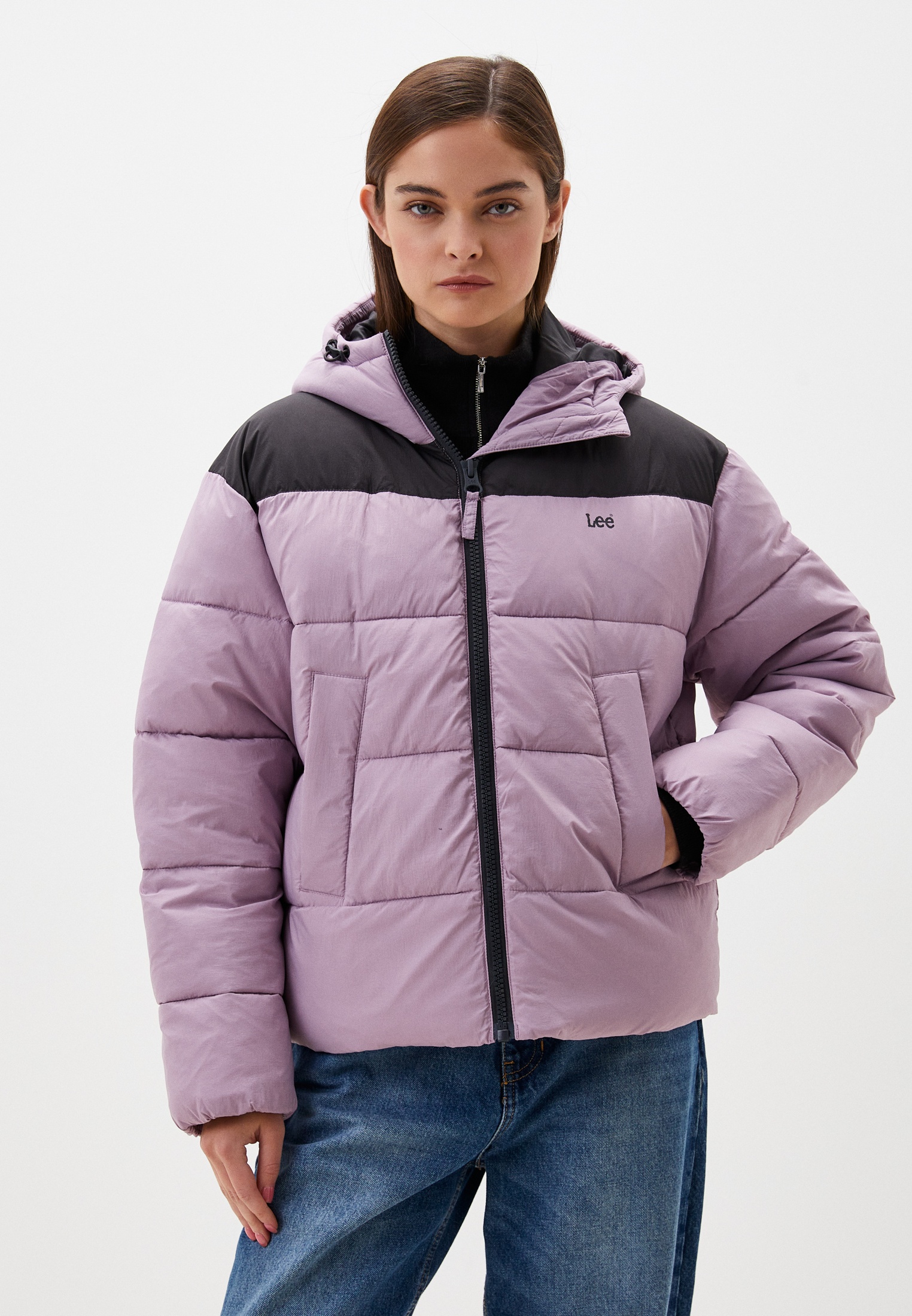 Куртка утепленная Lee REGULAR, цвет: розовый, RTLADN309101 — купить в ...