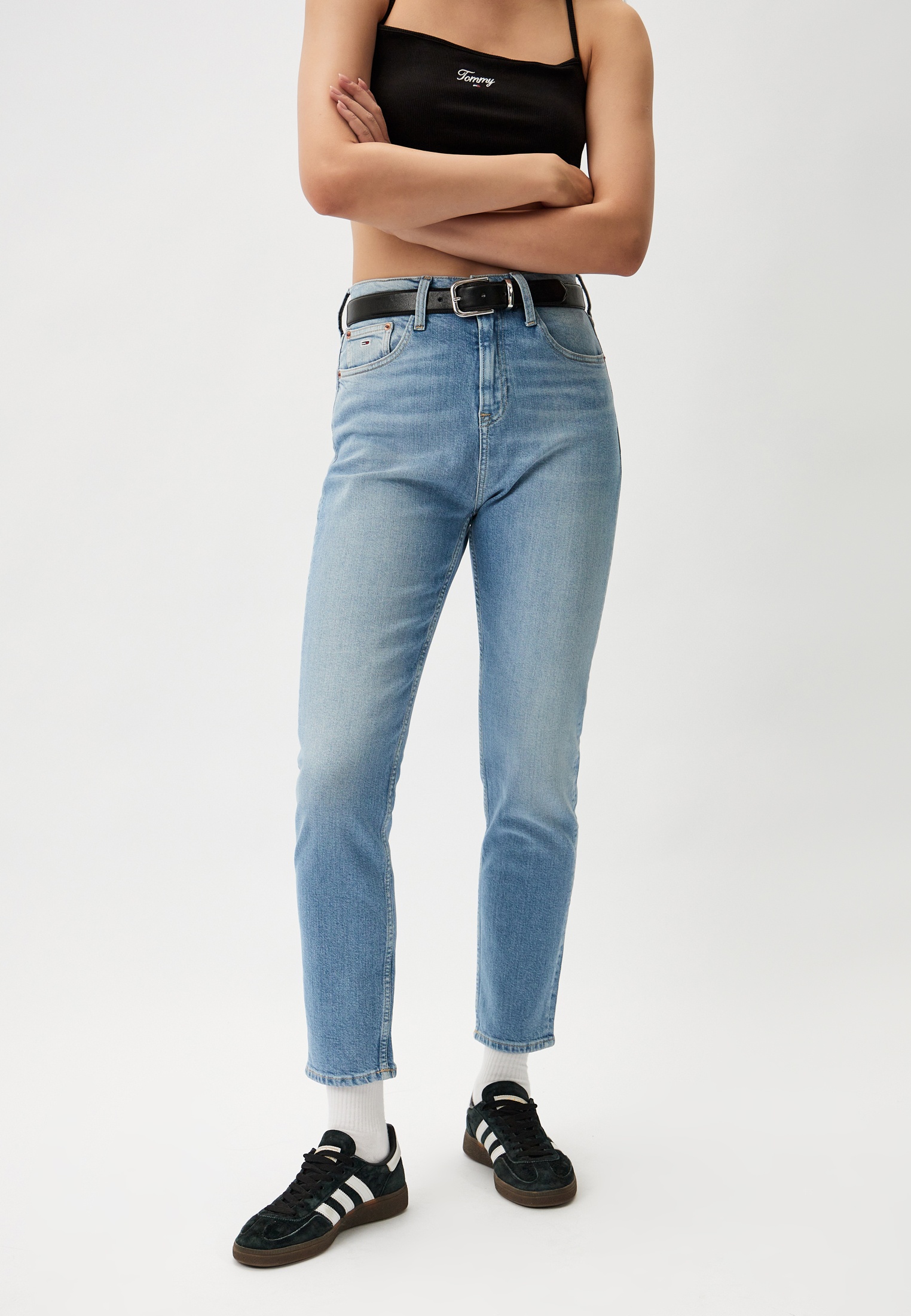 Джинсы Tommy Jeans IZZIE HGH SL ANK, цвет: голубой, RTLADN330201 ...