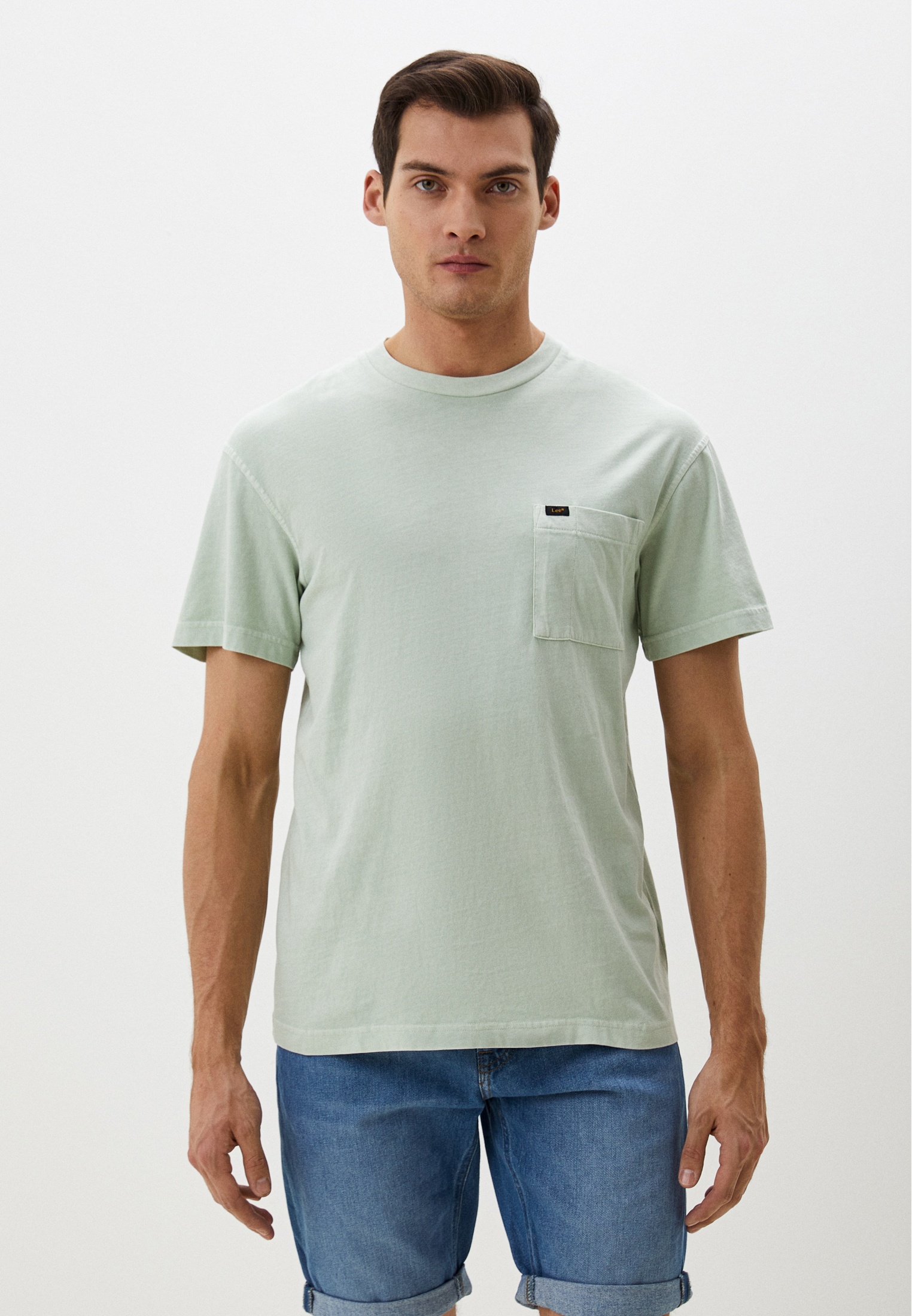 Футболка Lee, цвет: зеленый, RTLADN349201 — купить в интернет-магазине ...